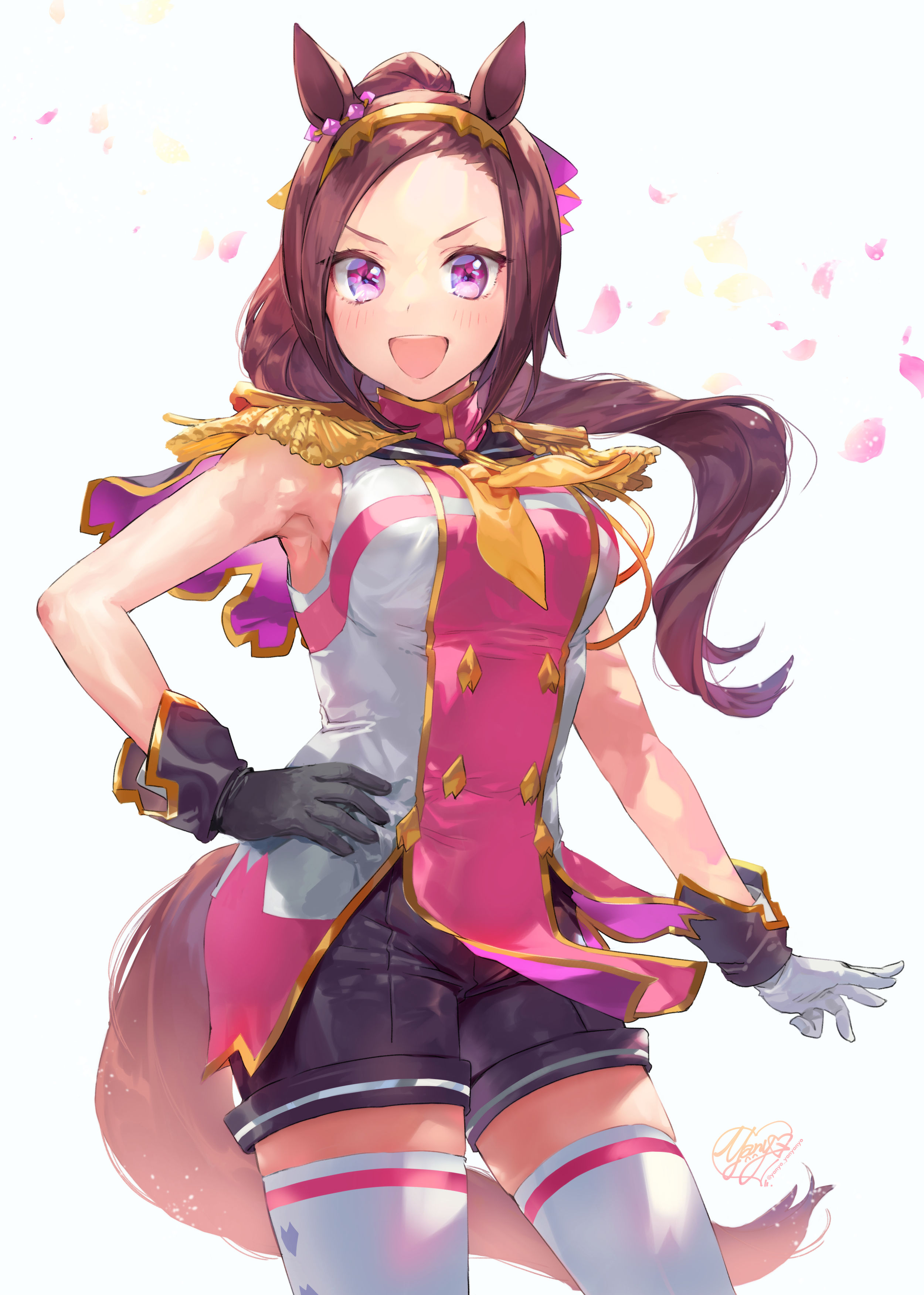 yanyo uma musume pretty derby sakura bakushin o (umamusume) animal ears ...