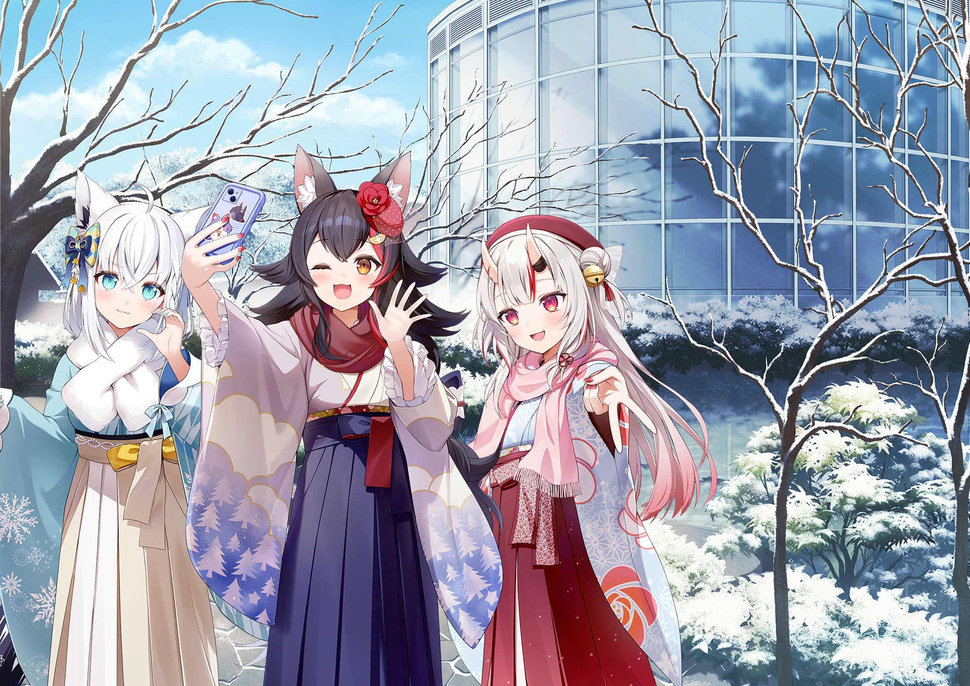 hololive hololive gamers nakiri ayame ookami mio shirakami fubuki ...