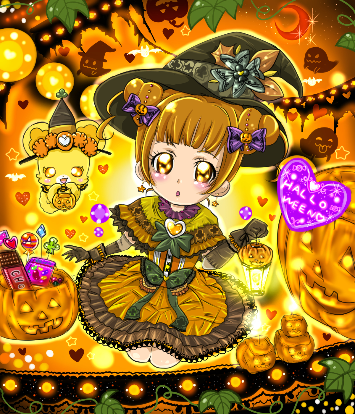 dokidoki! precure pretty cure rance (precure) yotsuba alice chibi ...