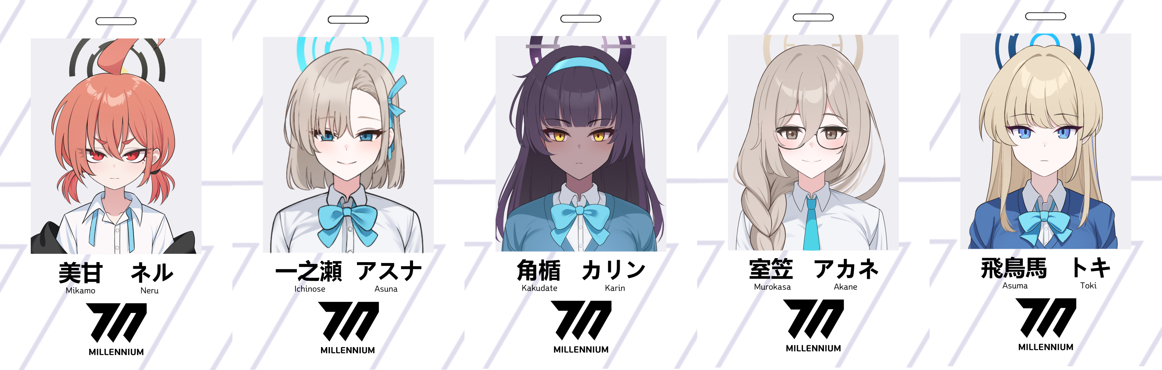 ecila (cookie0q0) blue archive asuma toki ichinose asuna kakudate karin ...