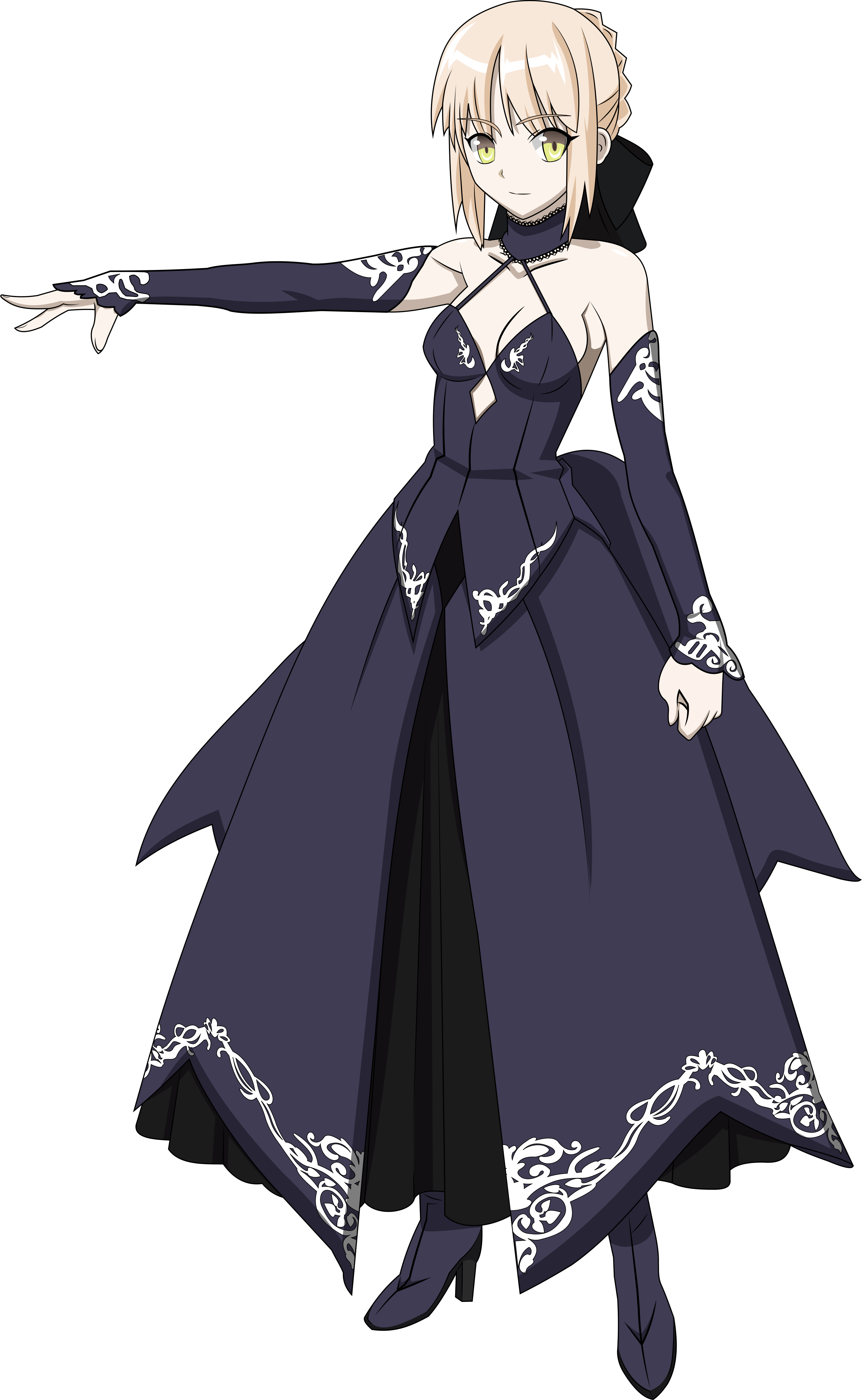 type-moon fate/stay night saber saber alter transparent png vector ...