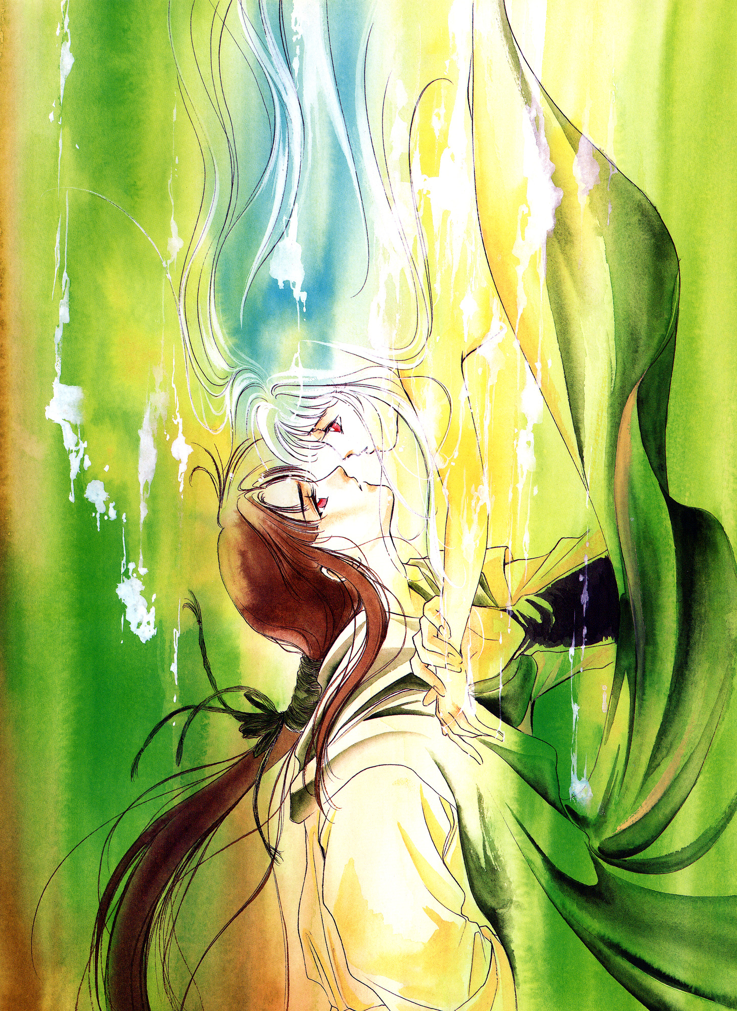 kakinouchi narumi vampire princess miyu yui (miyu) watercolor | #99109 ...