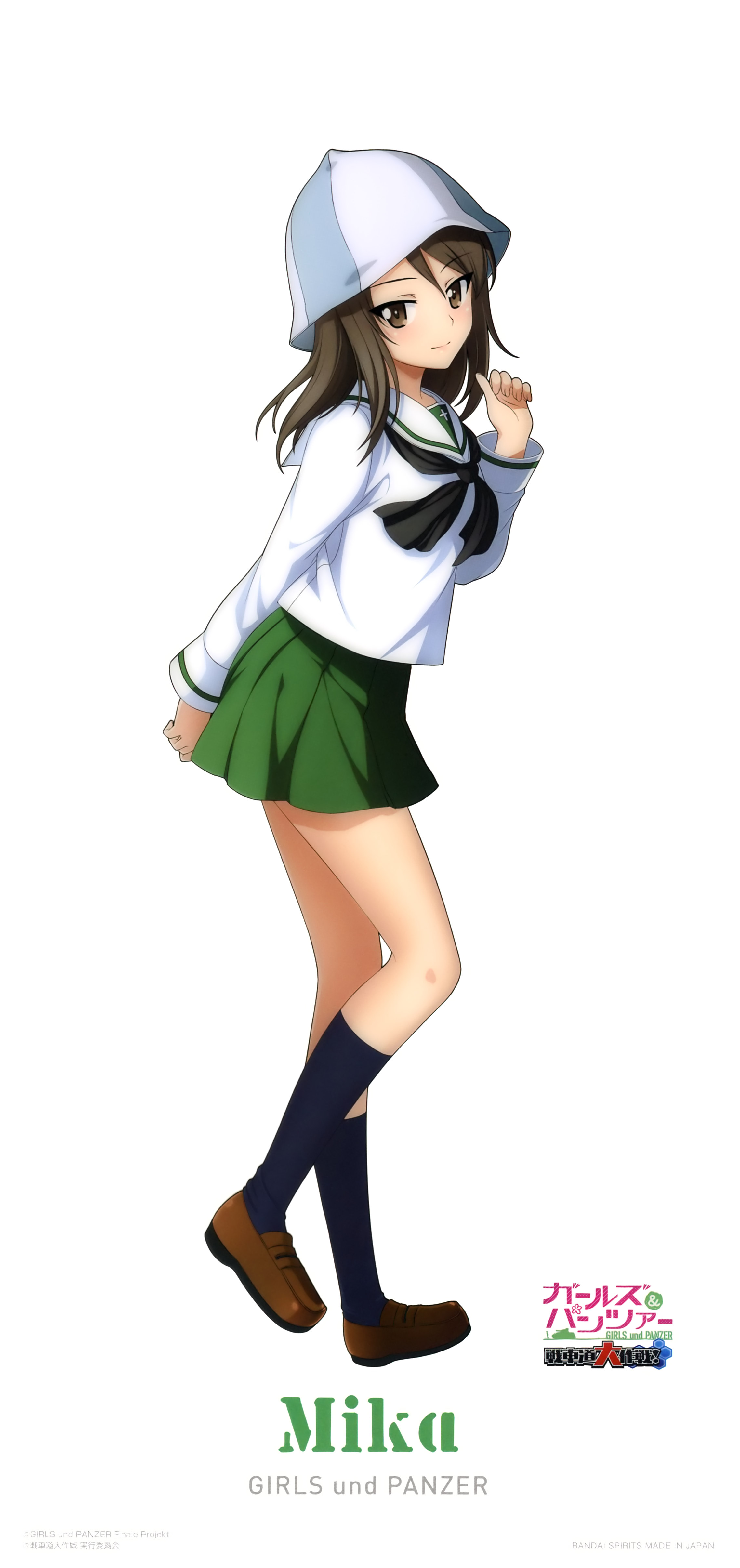 girls und panzer mika (girls und panzer) seifuku tagme | #552596 | yande.re