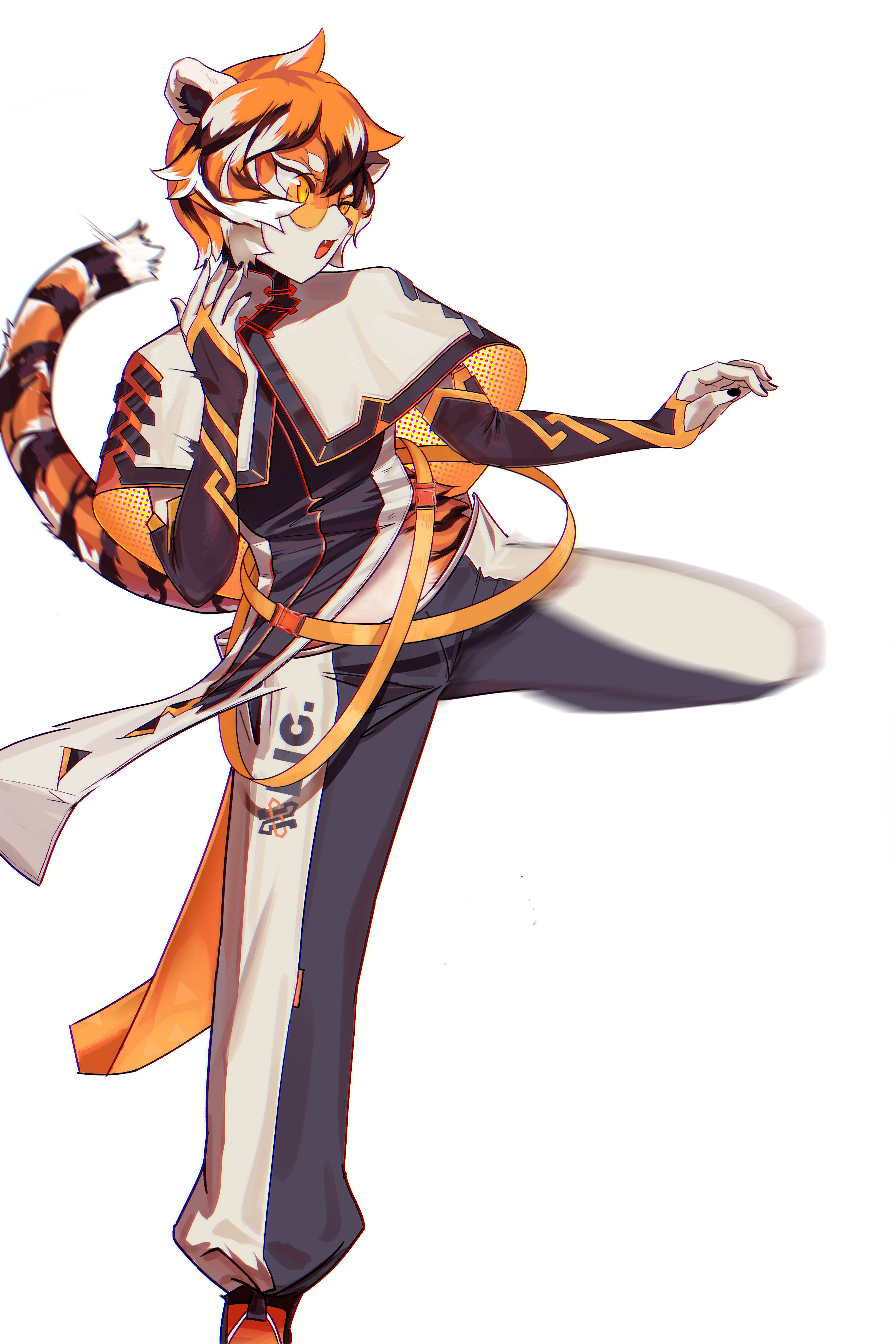 qizhu arknights waai fu (arknights) animal ears artist revision gym ...