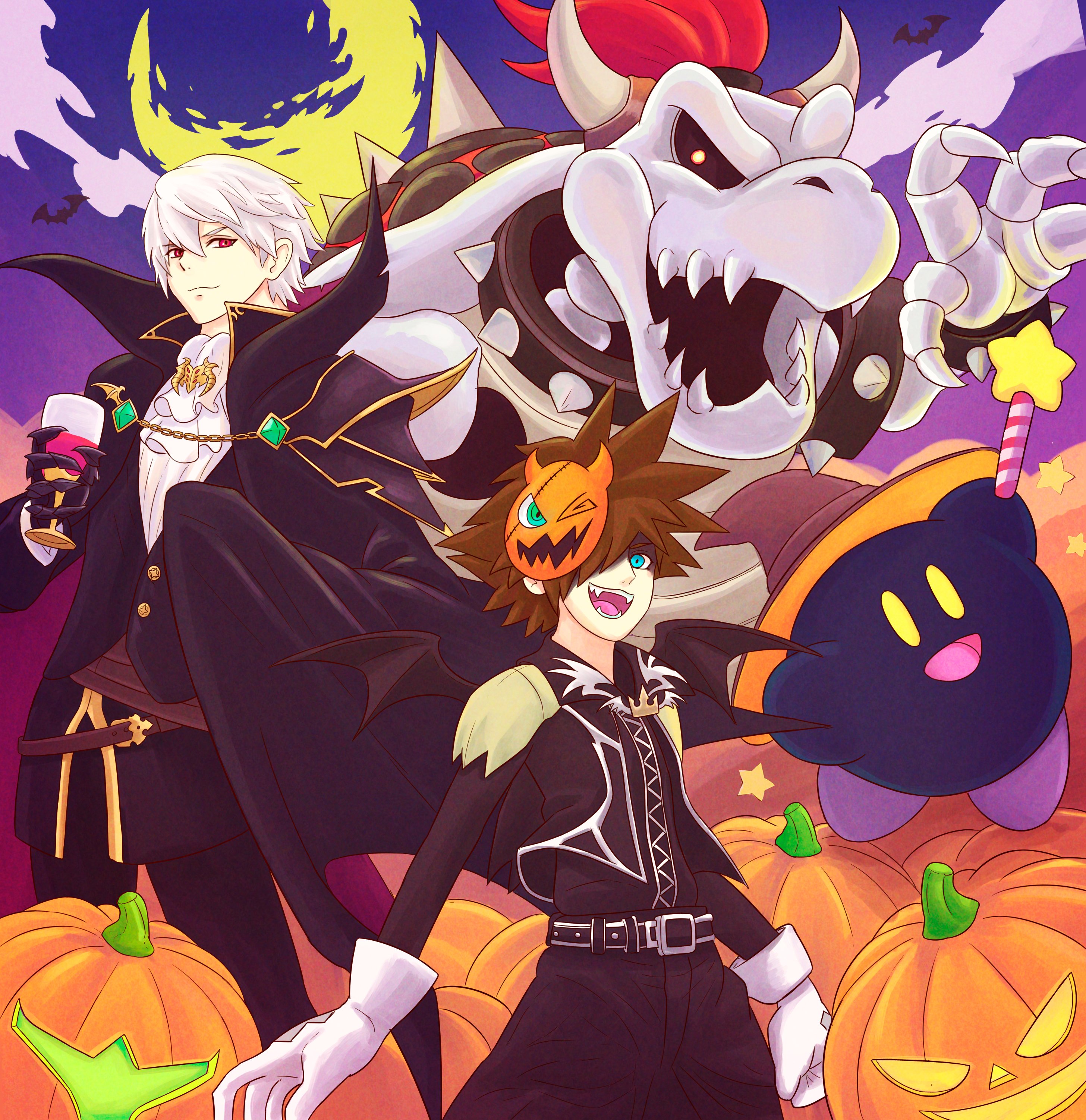 truejekart kingdom hearts kirby mario bros. super smash bros. bowser ...