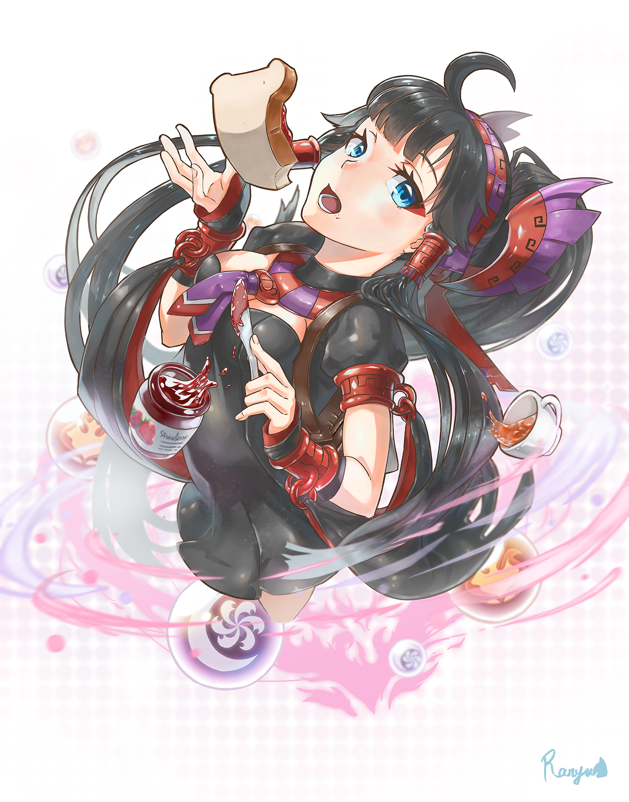 ranyu kuro puzzle & dragons nephthys (p&d) cleavage dress | #367126 ...