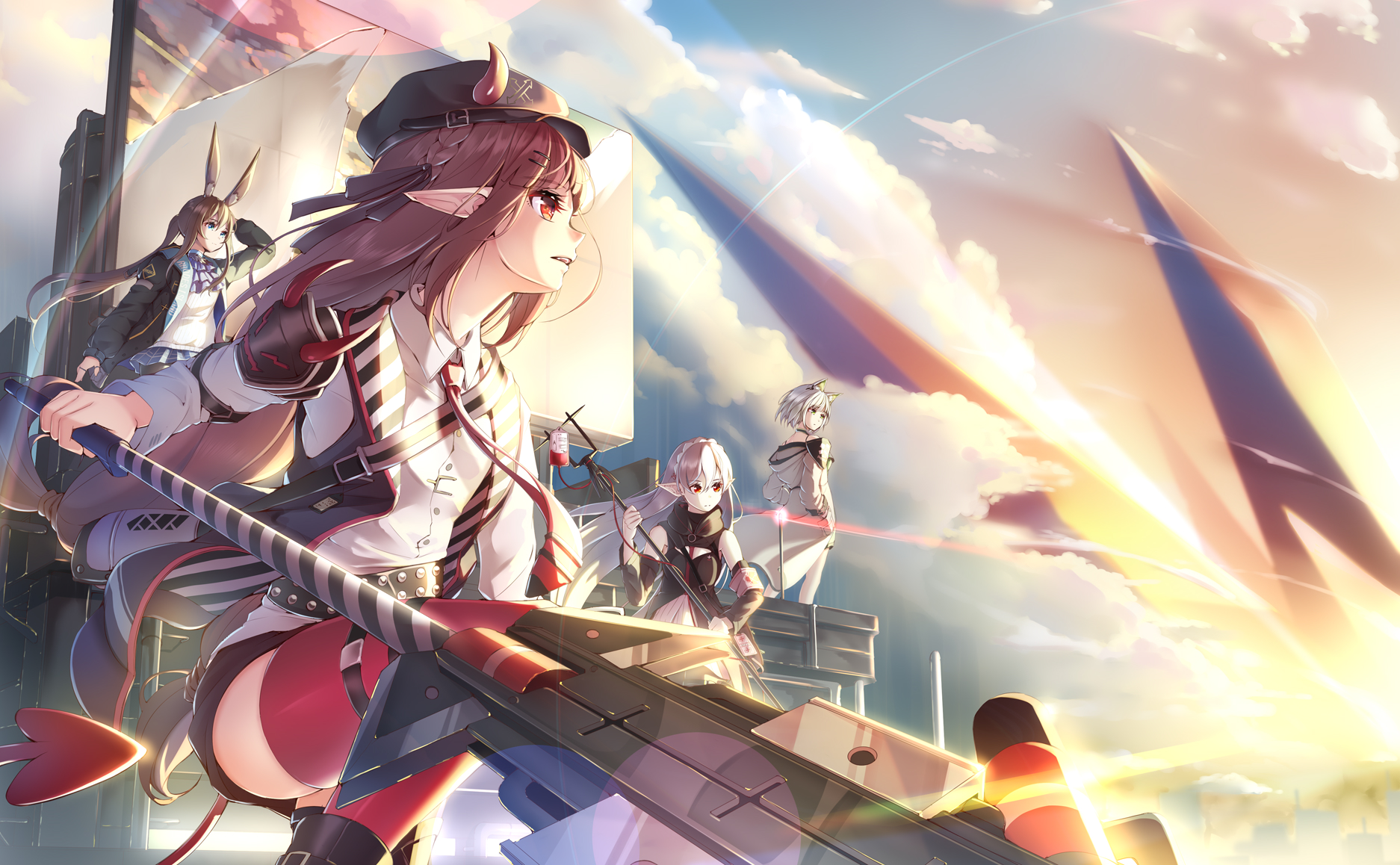 imo bouya arknights amiya (arknights) kal'tsit (arknights) vigna ...