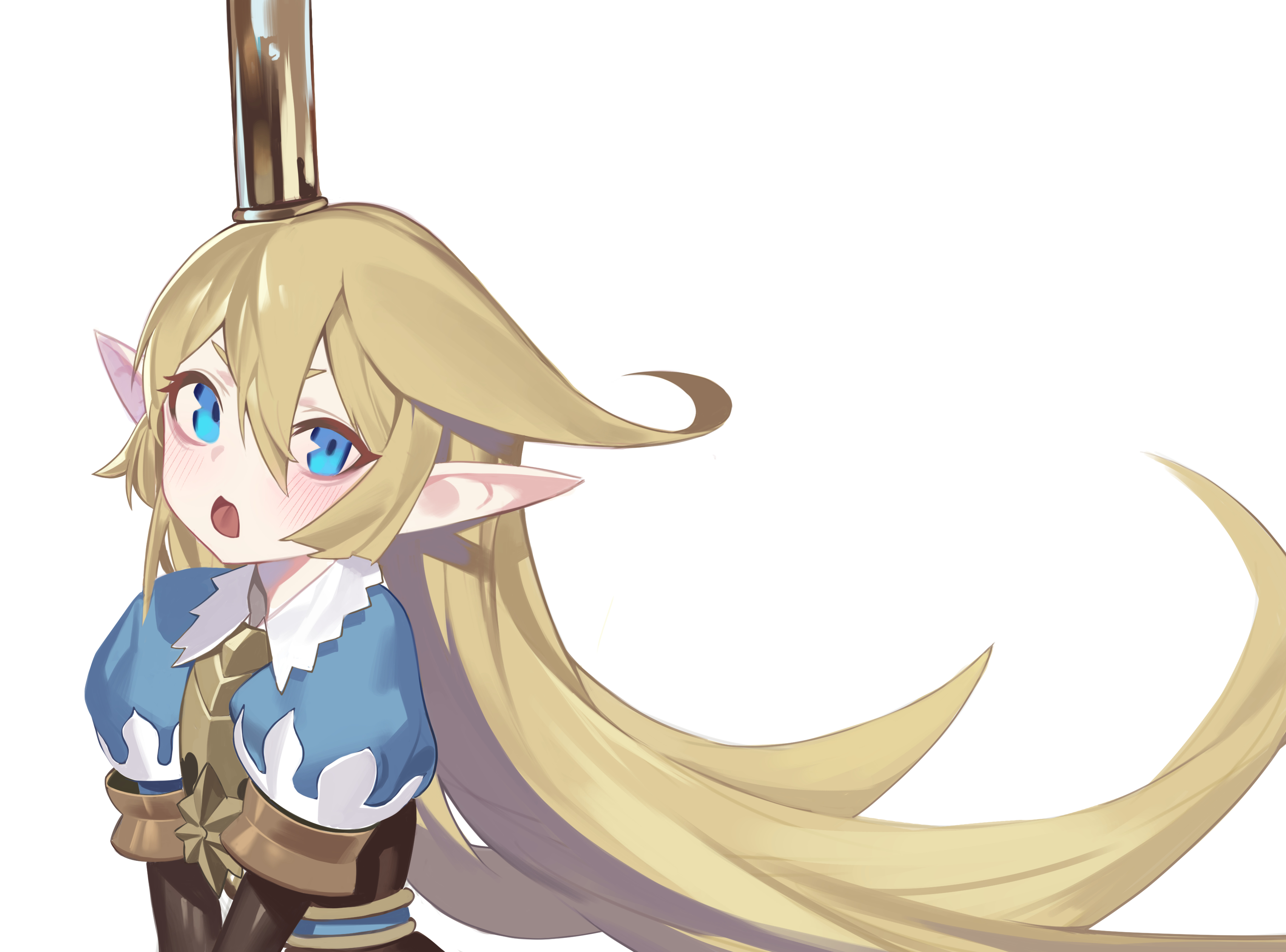 sb lama granblue fantasy charlotta (granblue fantasy) armor pointy ears ...