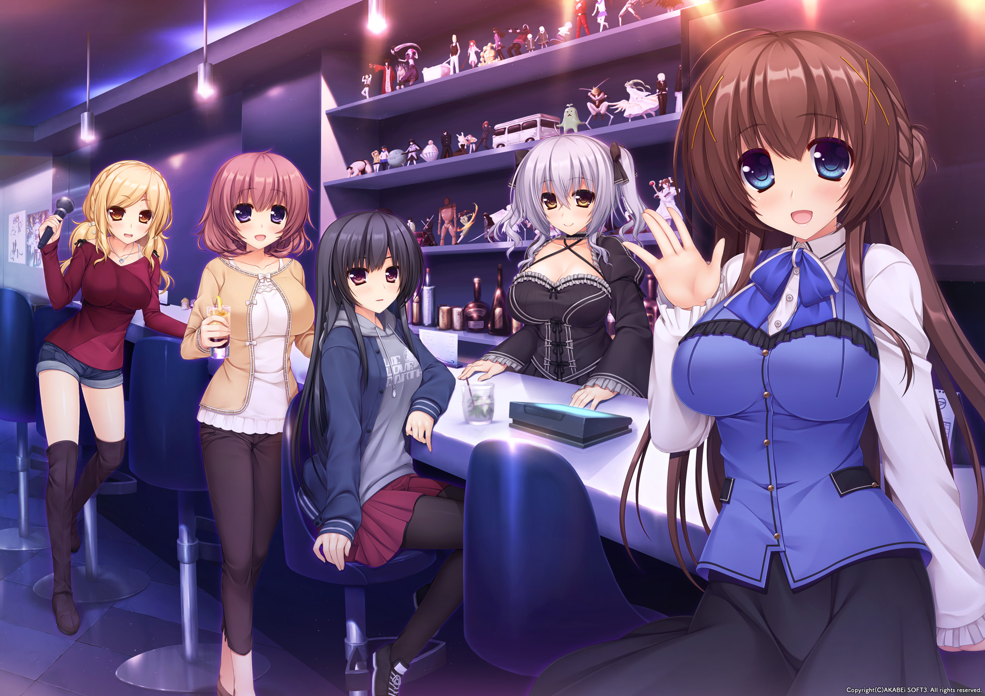 akabeisoft3 aotsuki shinobu hataraku otaku no ren'ai jijou cleavage ...