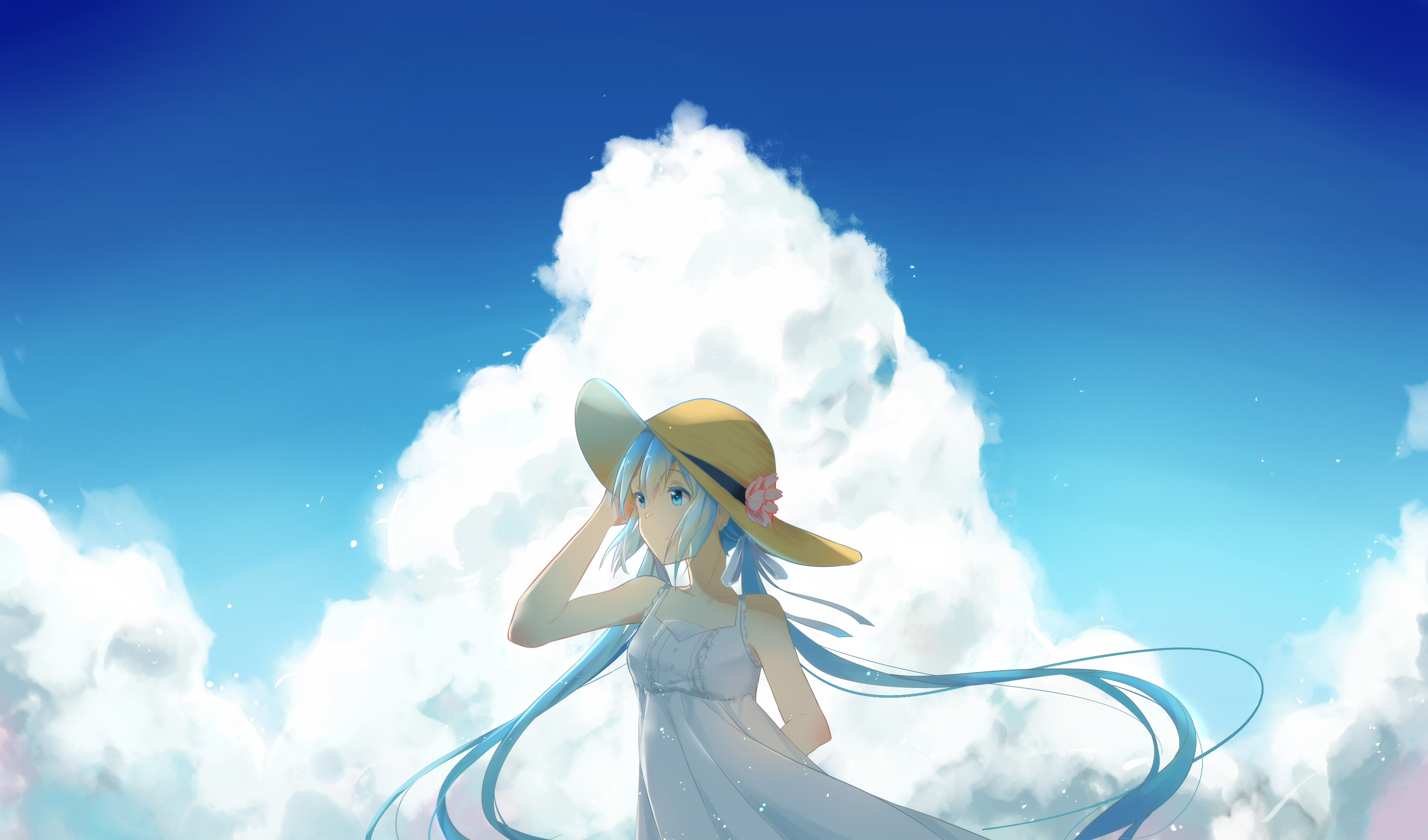 mia (pixiv4961569) vocaloid hatsune miku dress summer dress | #337665 ...
