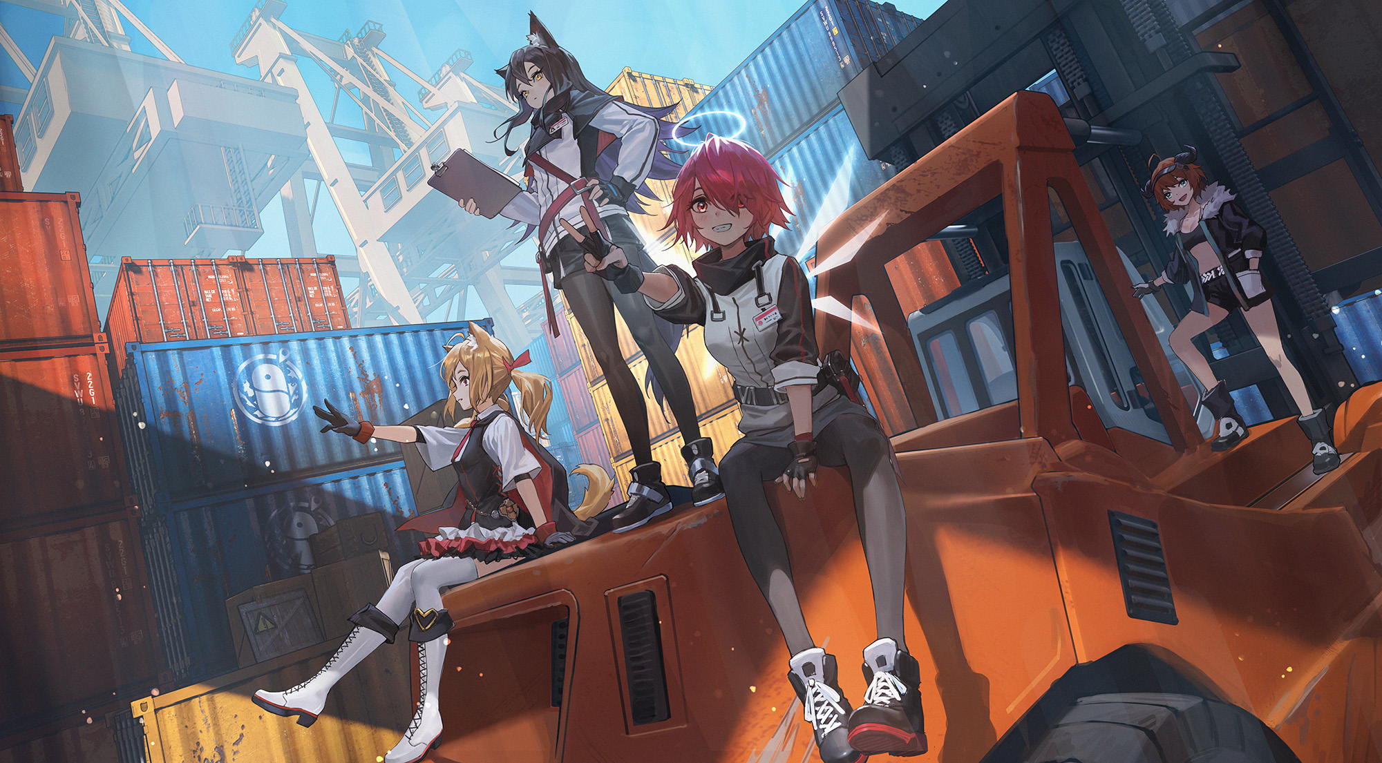 ttk (kirinottk) arknights croissant (arknights) exusiai (arknights ...