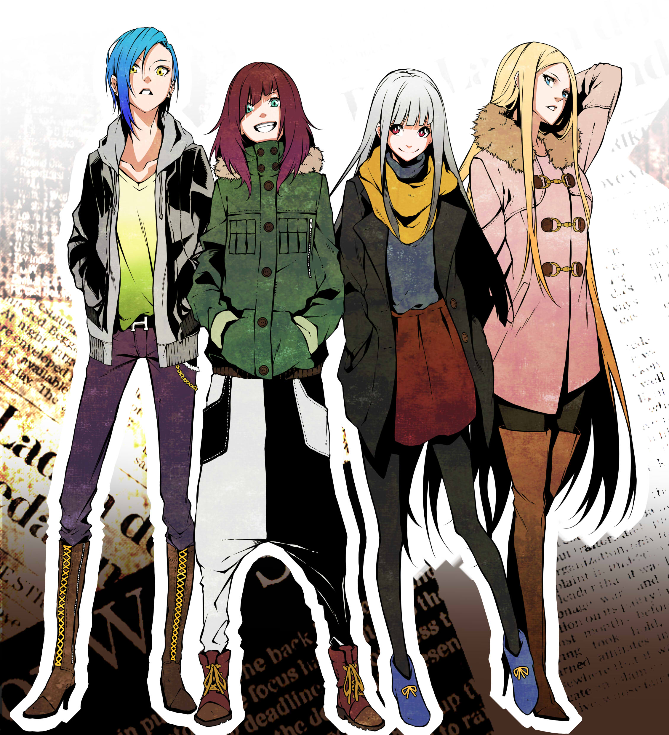 vice (kuronekohadokoheiku) heels open shirt pantyhose thighhighs ...