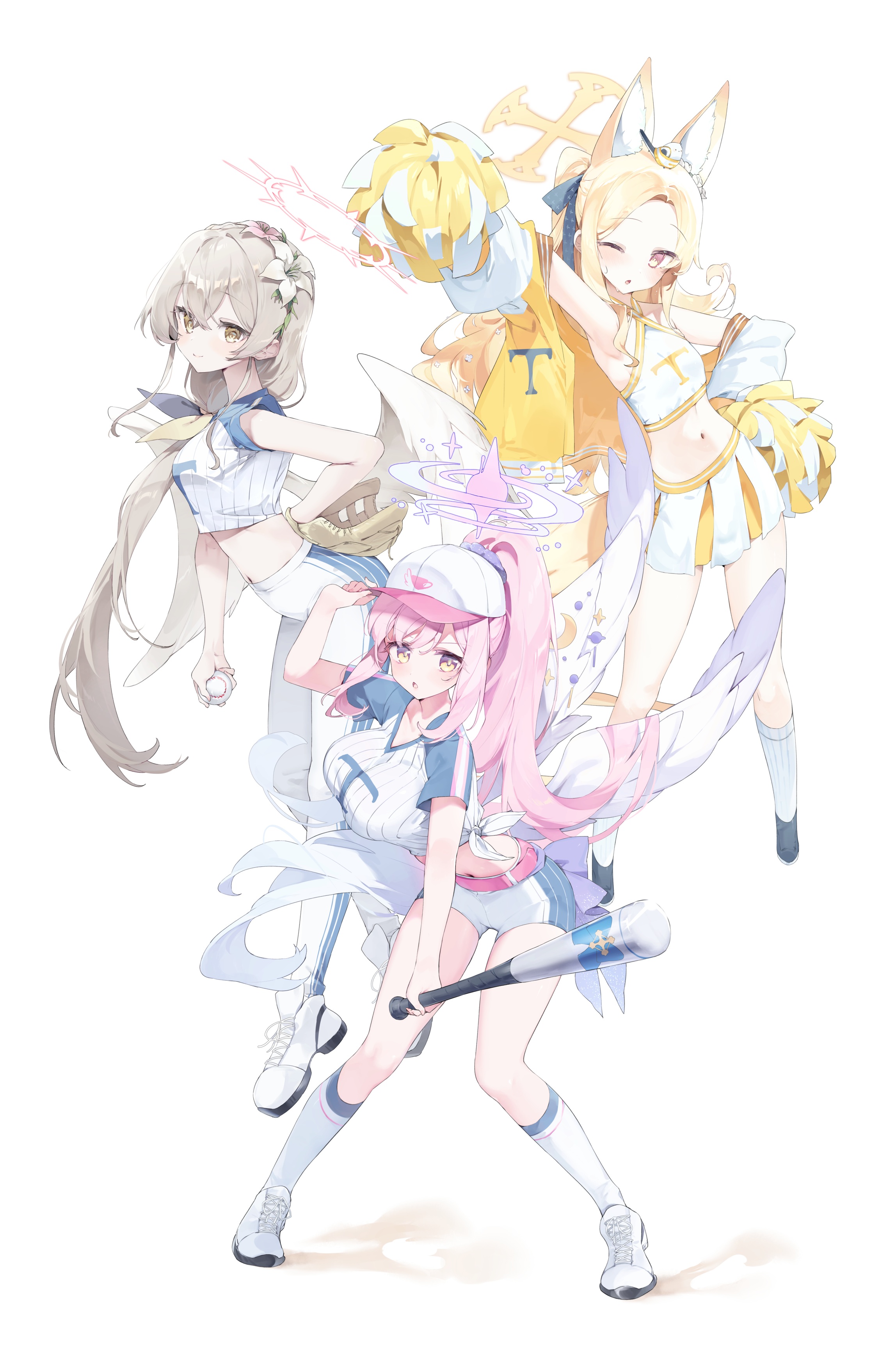 meunhongcha blue archive kirifuji nagisa misono mika yurizono seia ...