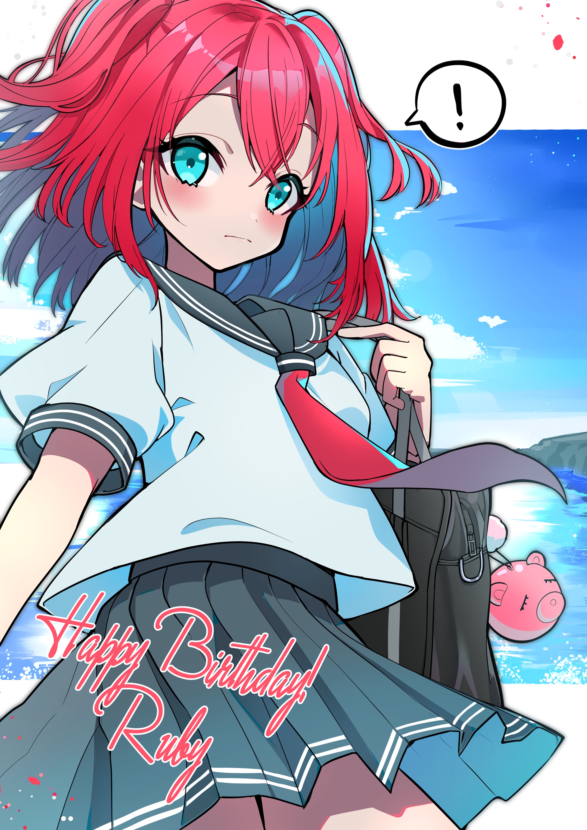 sasamaru love live! sunshine!! kurosawa ruby seifuku skirt lift ...