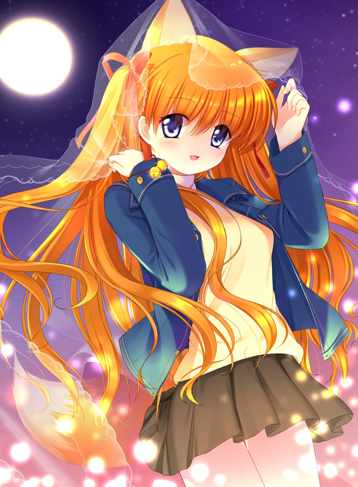 otou (otou san) kanon sawatari makoto animal ears nekomimi seifuku ...