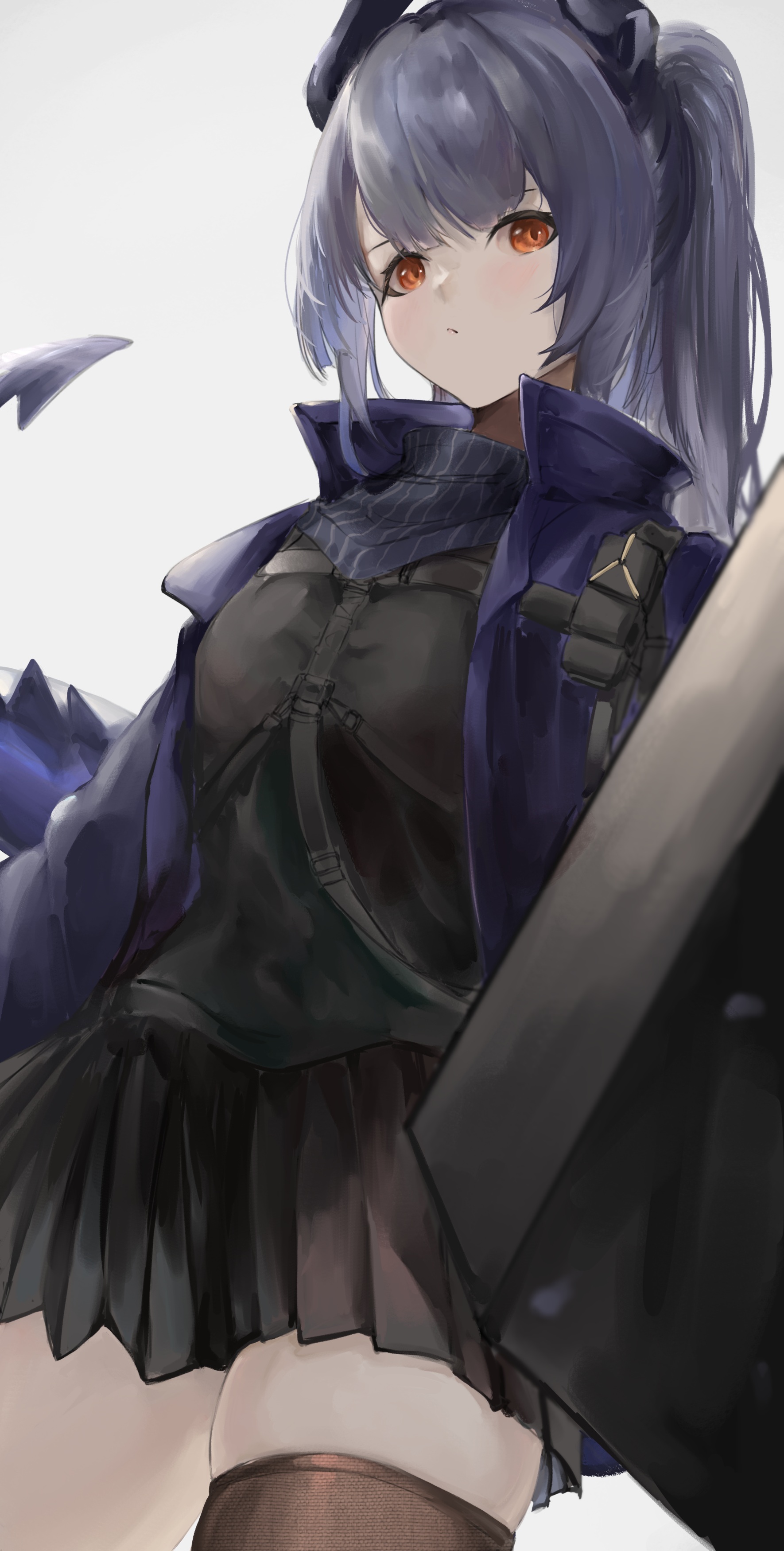 kajuu arknights liskarm (arknights) horns tail thighhighs | #895038 ...