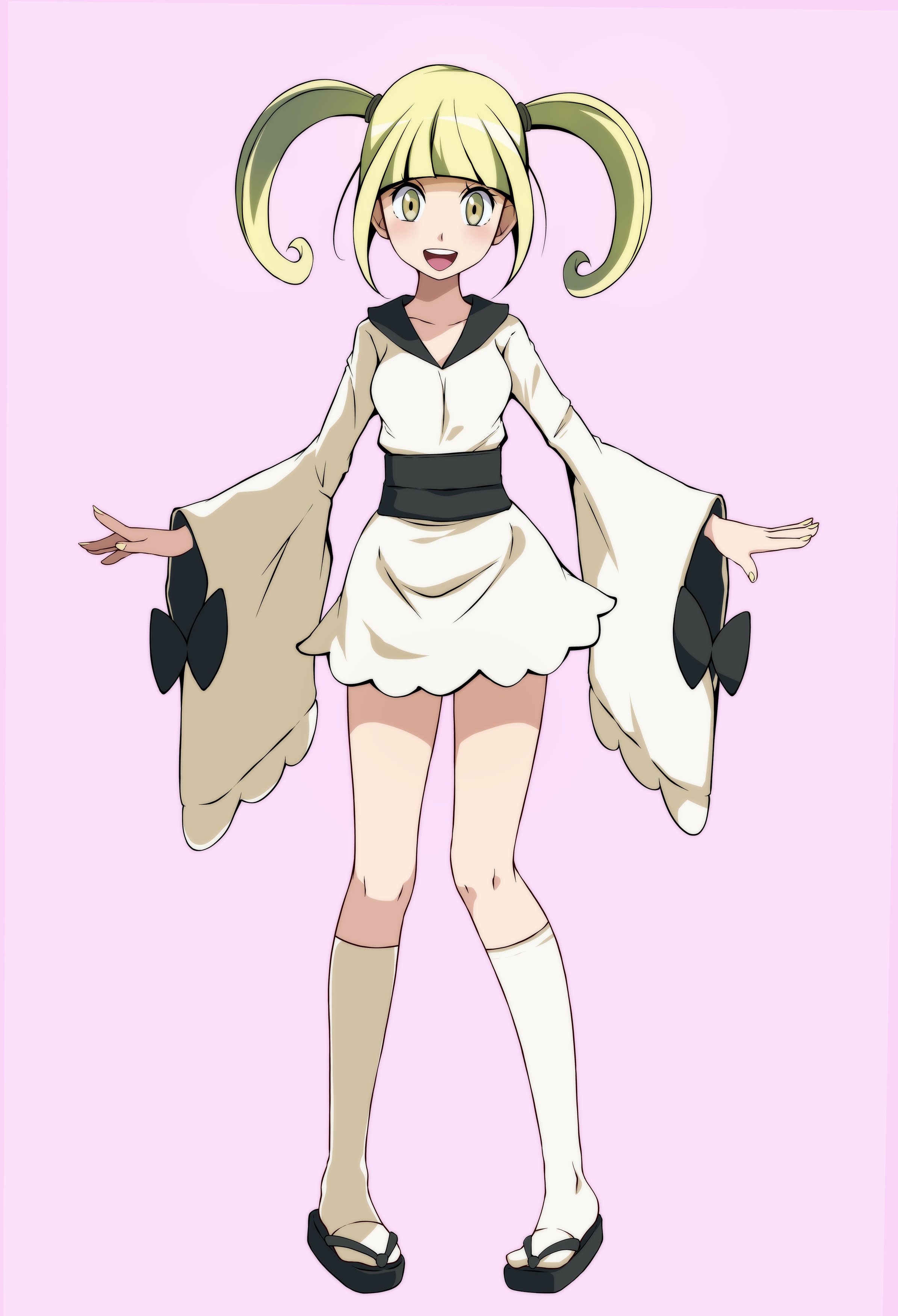 tsukishiro saika pokemon pokemon xy furisode (pokemon) japanese clothes ...