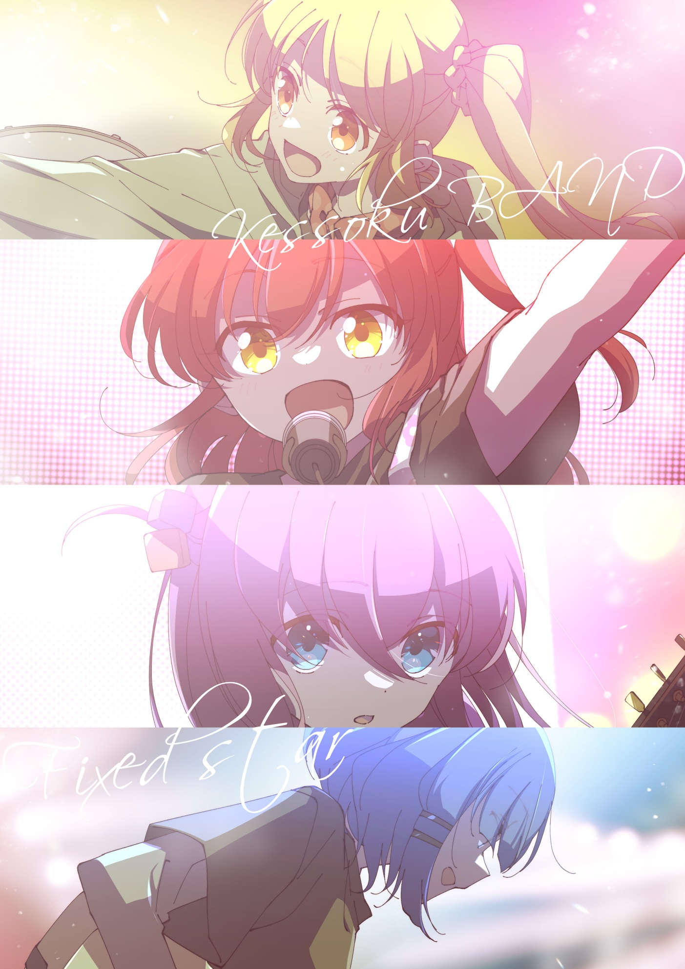 bocchi the rock! gotou hitori ijichi nijika kita ikuyo yamada ryou ...