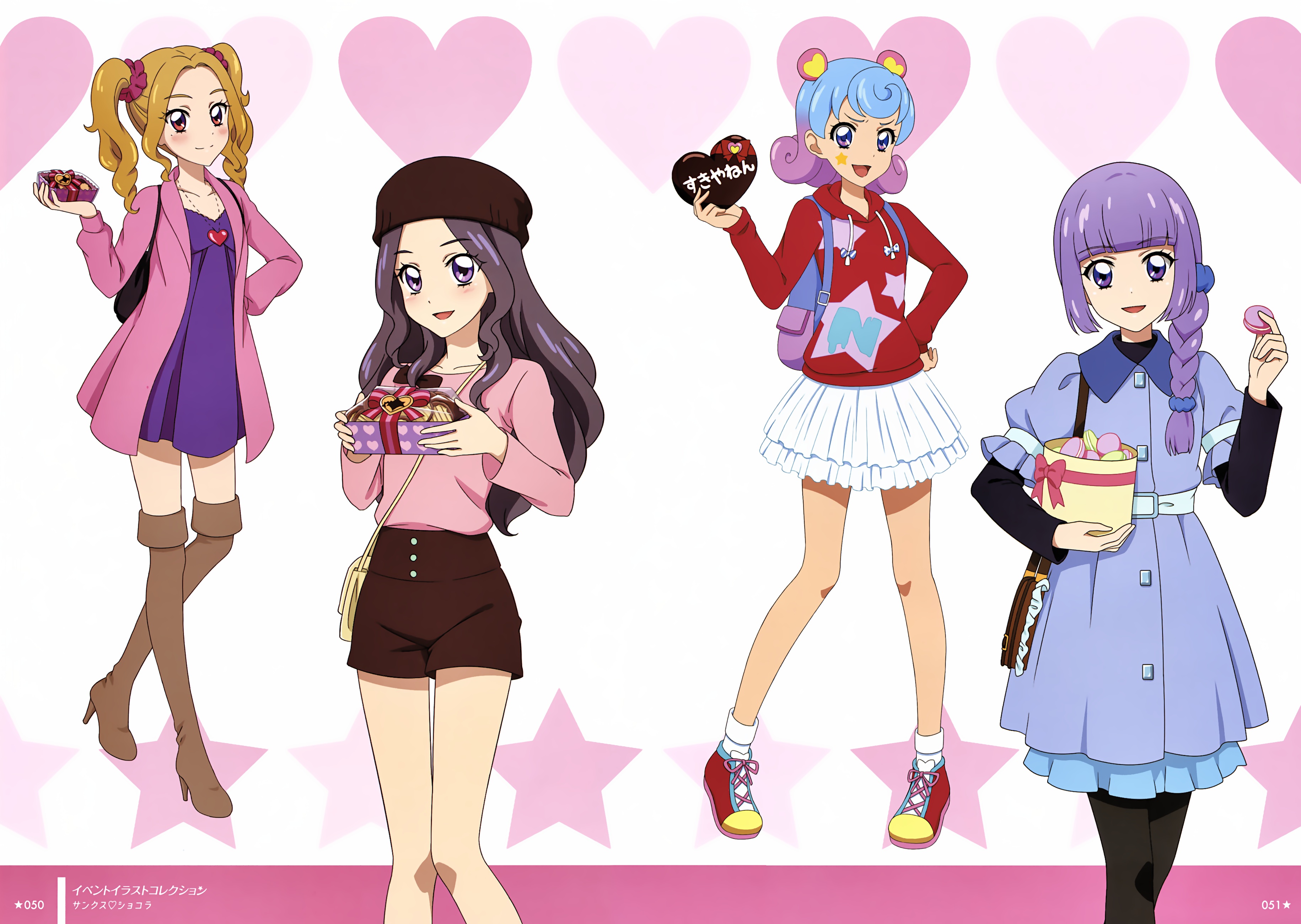 aikatsu! daichi nono doujima nina hikami sumire shirakaba risa dress ...