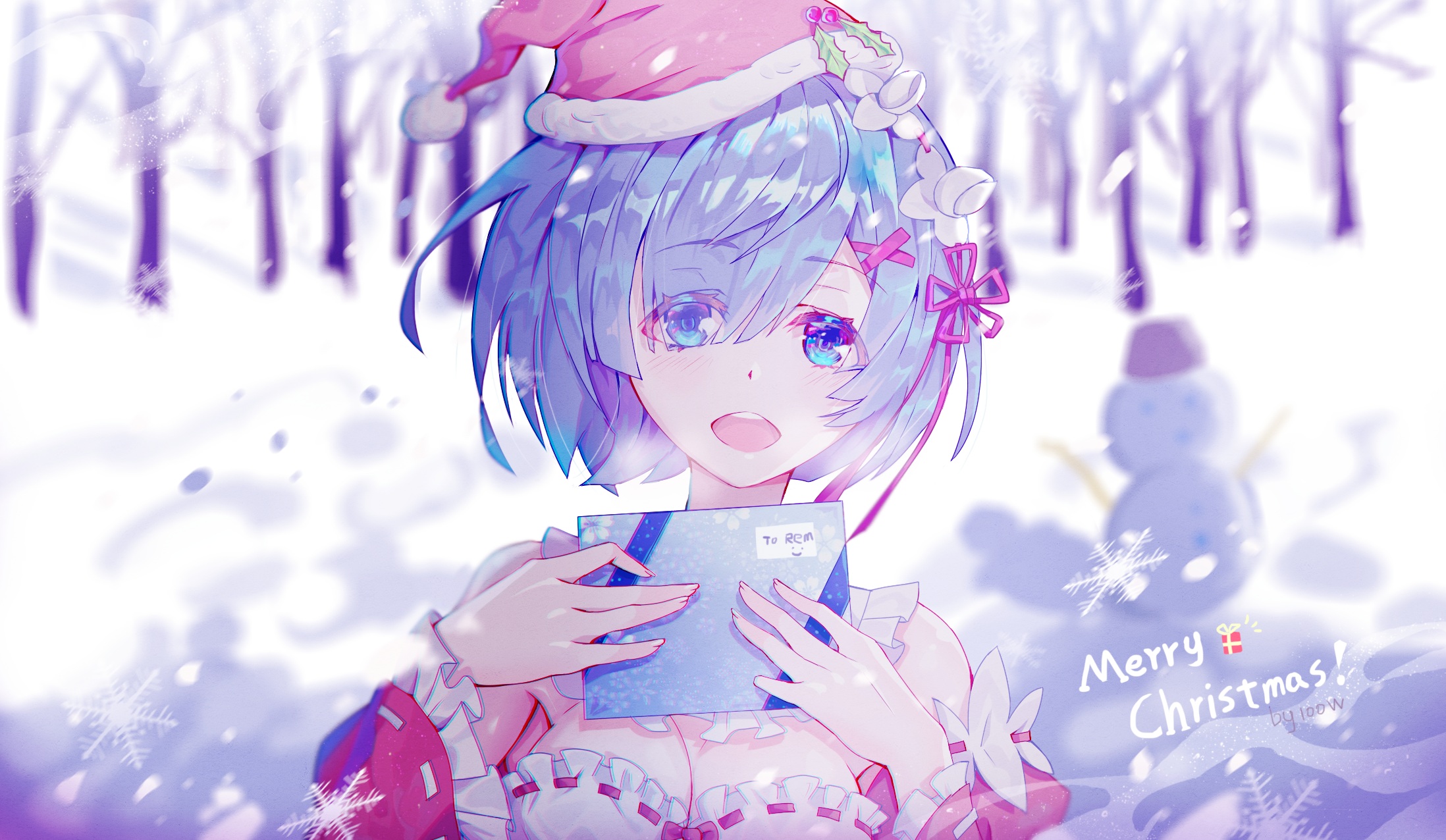 wangxiii re zero kara hajimeru isekai seikatsu rem (re zero) christmas ...