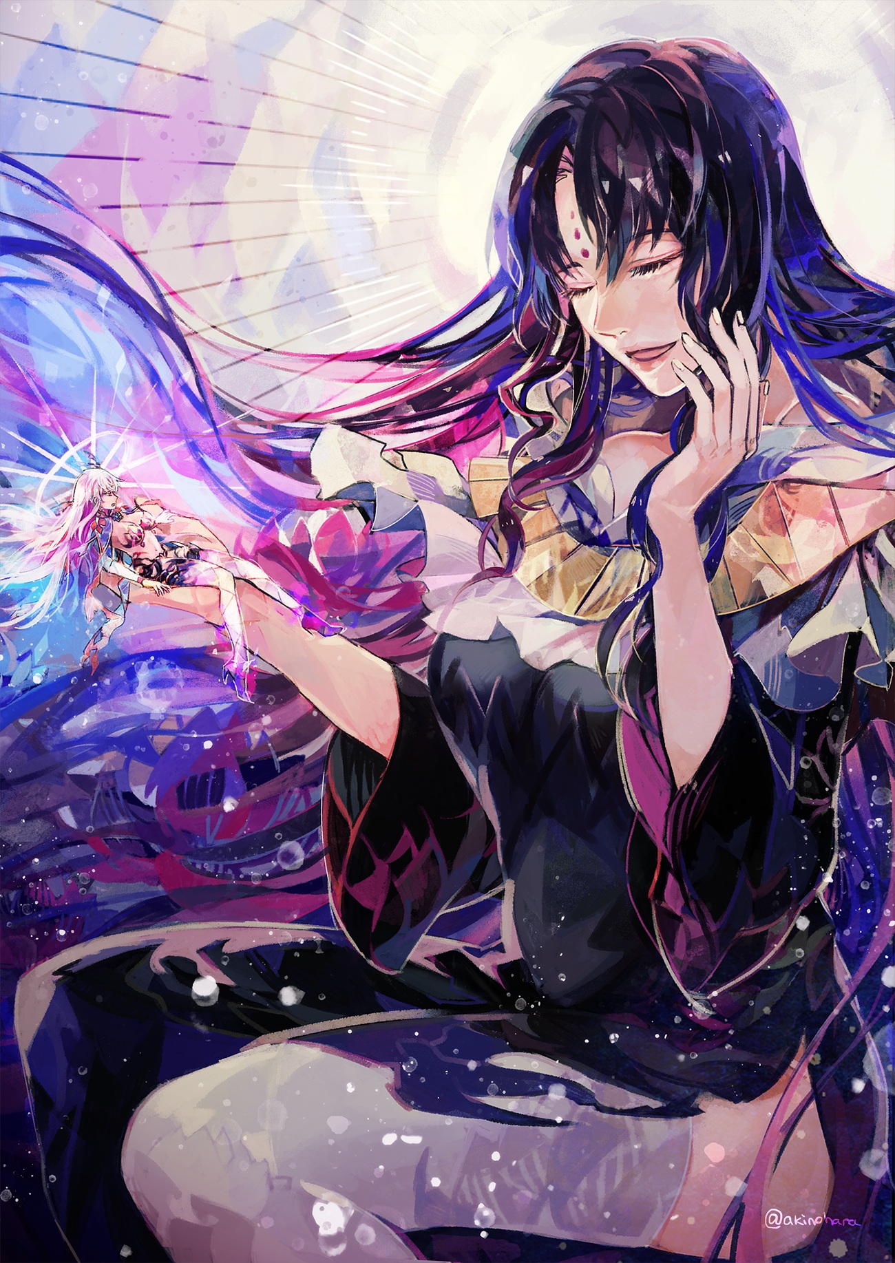 akizora fate/grand order kama (fate/grand order) sessyoin kiara dress ...