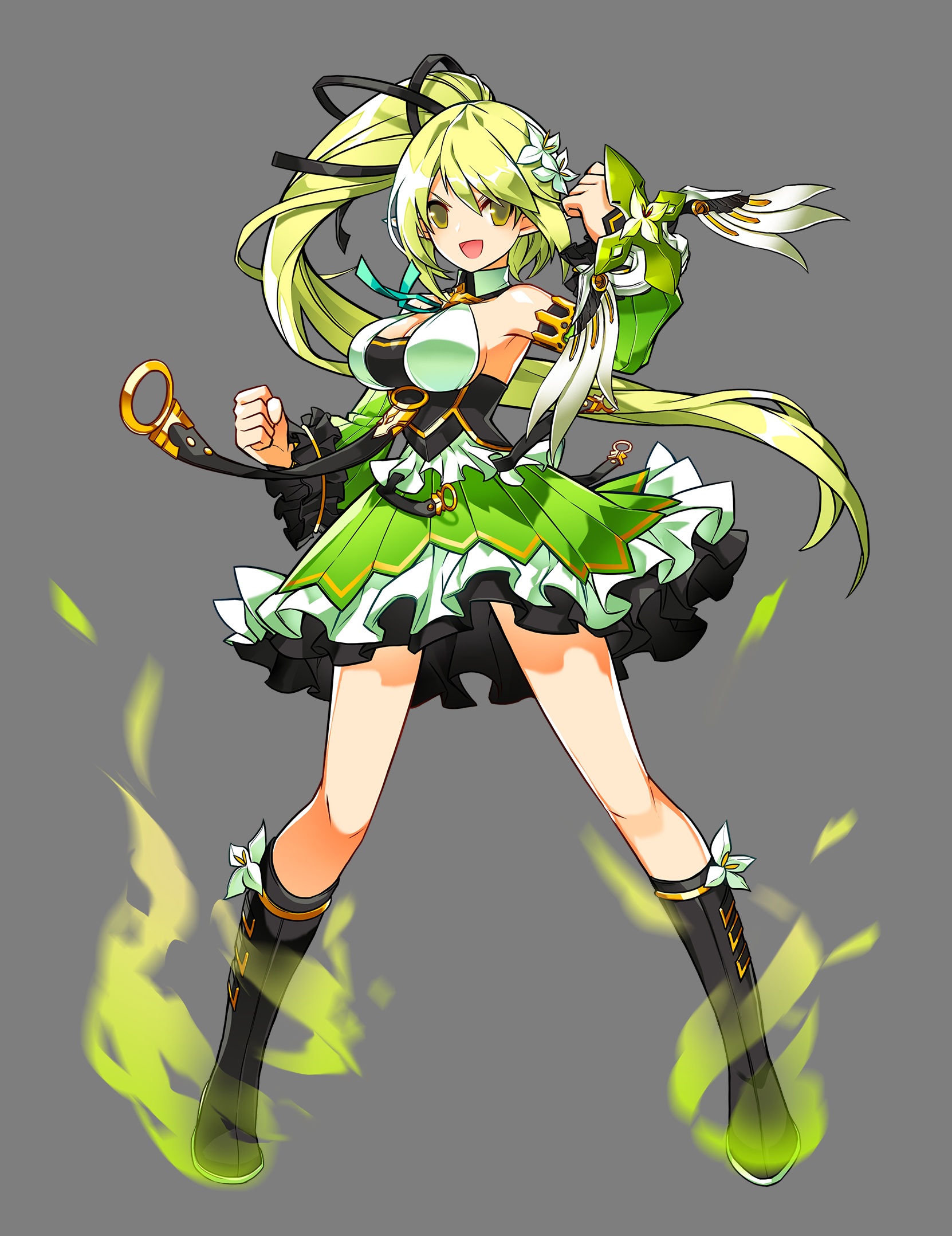 elsword rena (elsword) cleavage elf pointy ears tagme transparent png ...