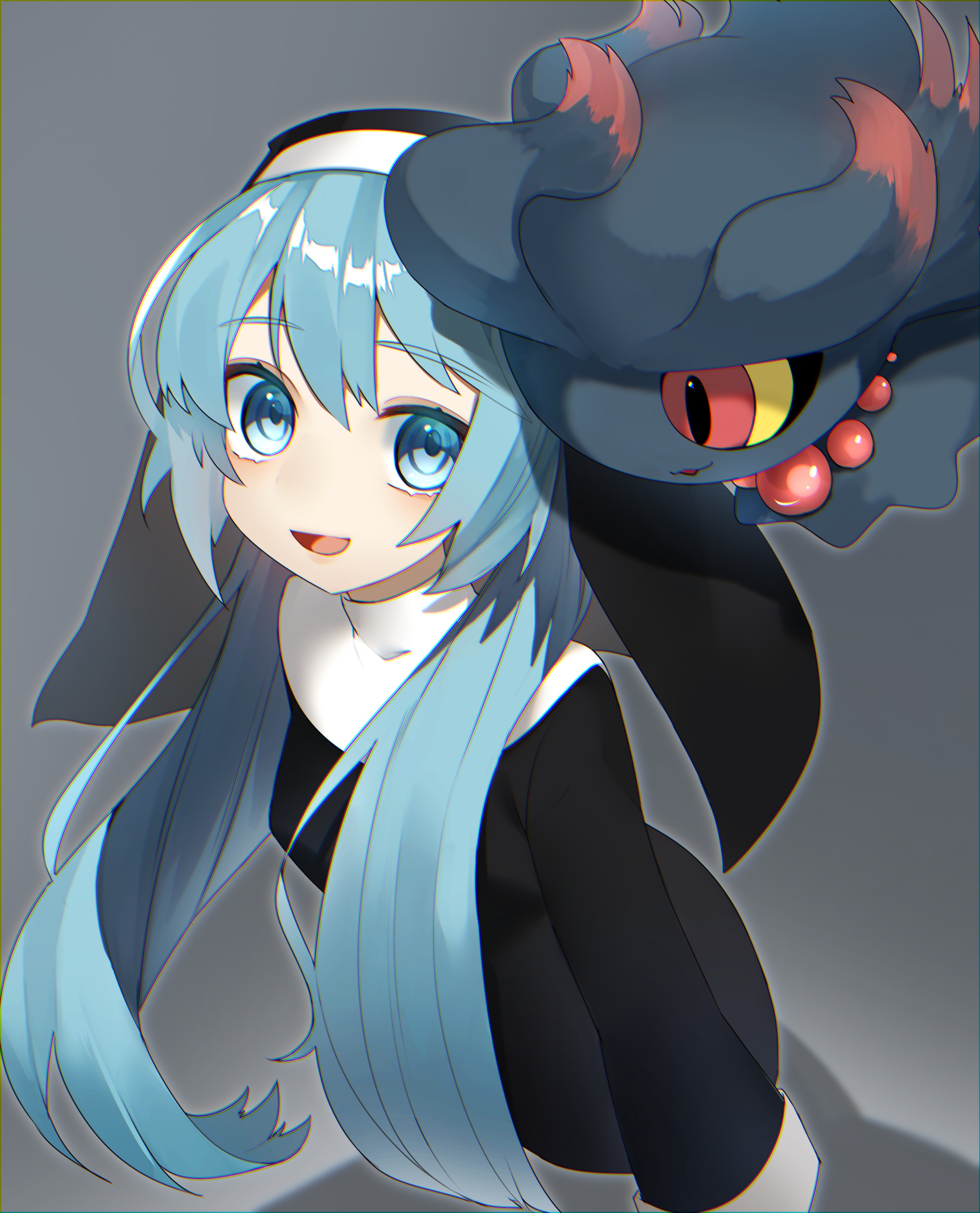 reirou (chokoonnpu) pokemon vocaloid hatsune miku misdreavus crossover ...