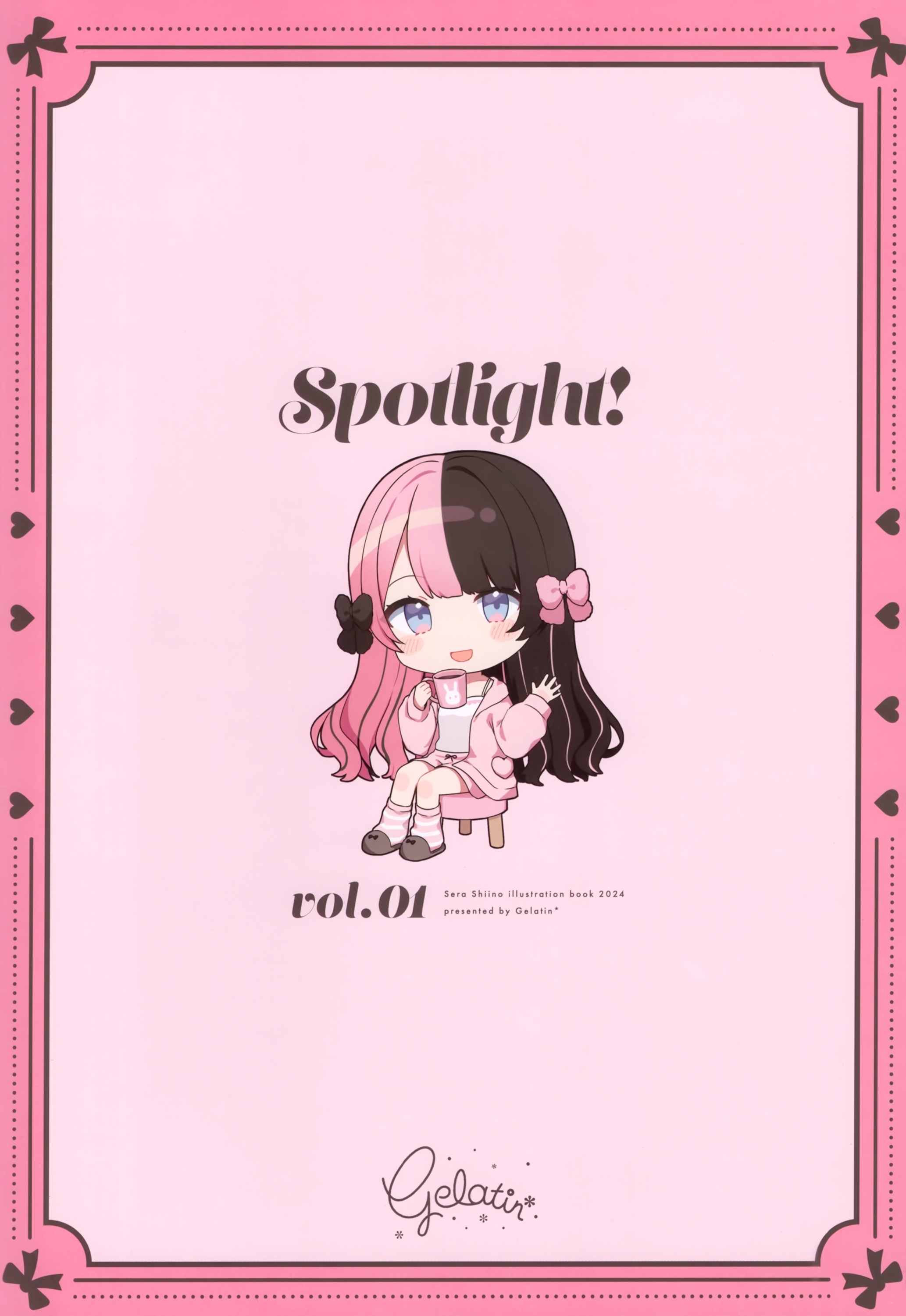 gelatin* shiino sera iris black games vspo! tachibana hinano chibi ...