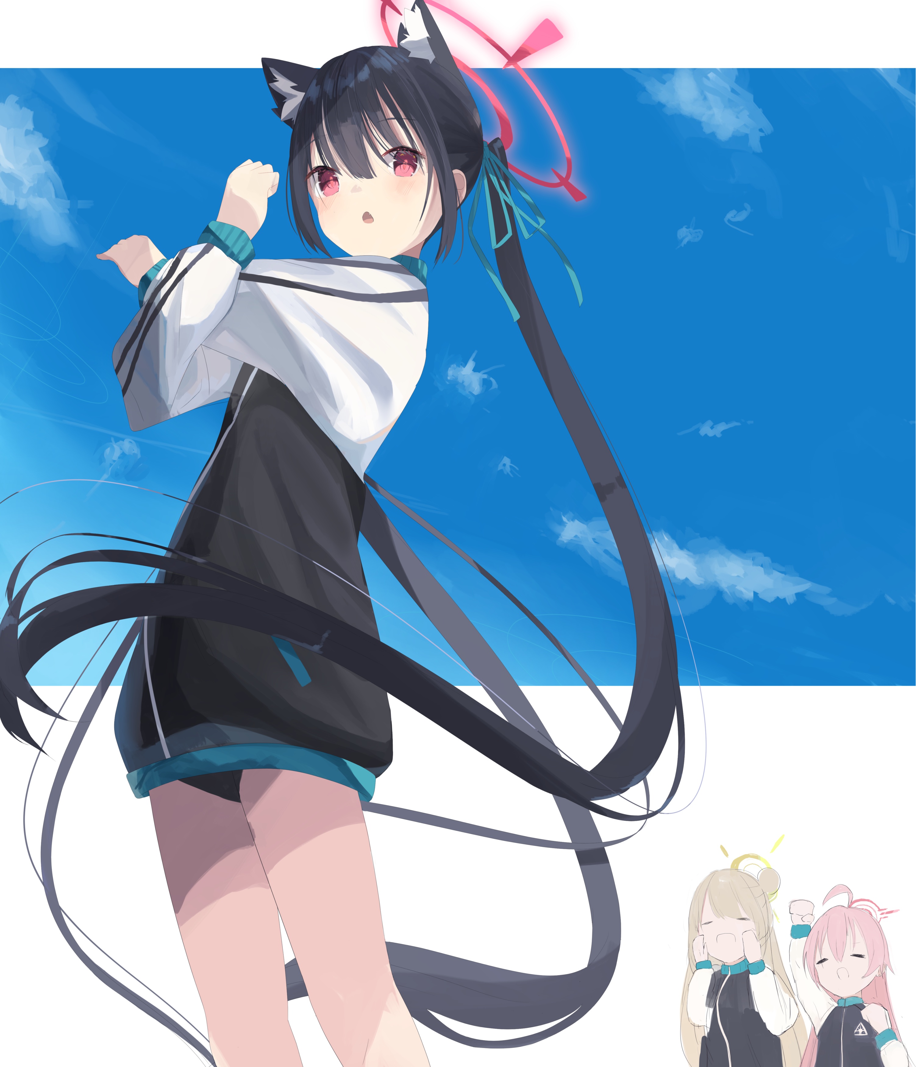 force (fossan 01) blue archive izayoi nonomi kuromi serika takanashi ...