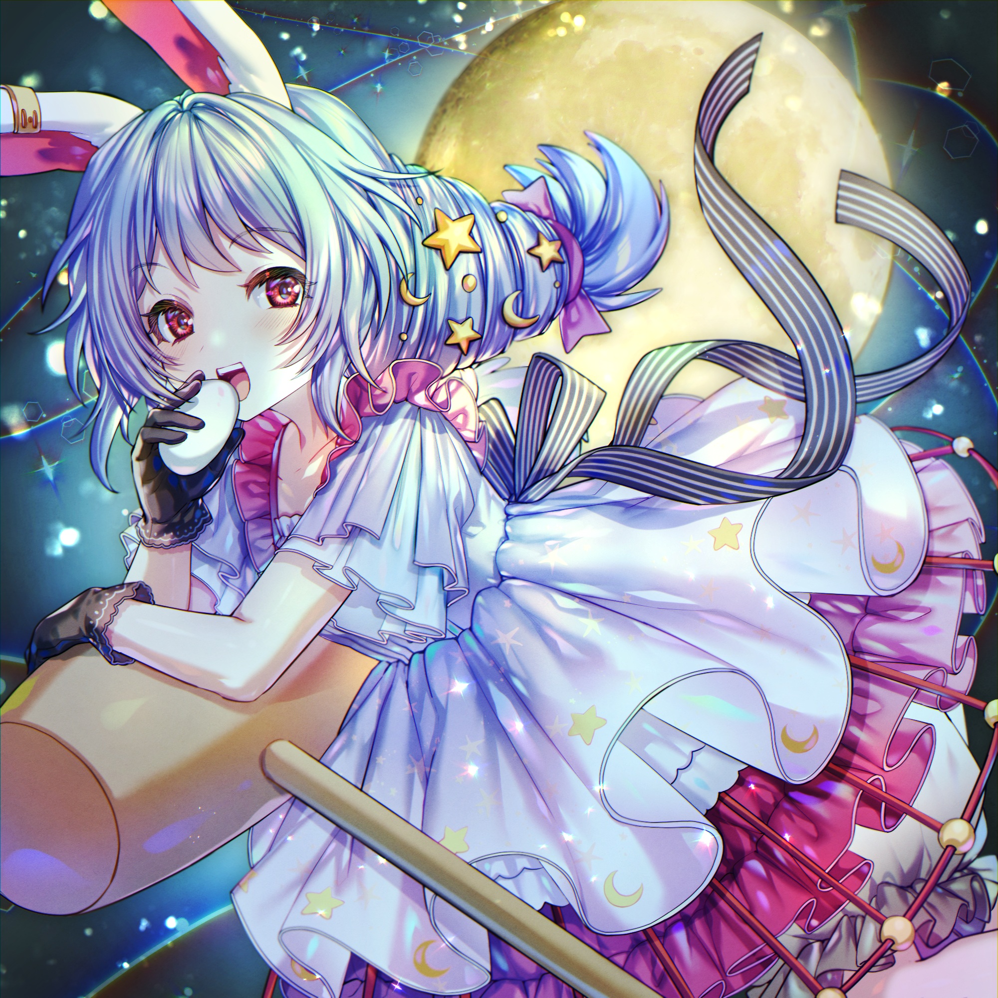 here (hr rz ggg) touhou seiran (touhou) animal ears bunny ears dress ...