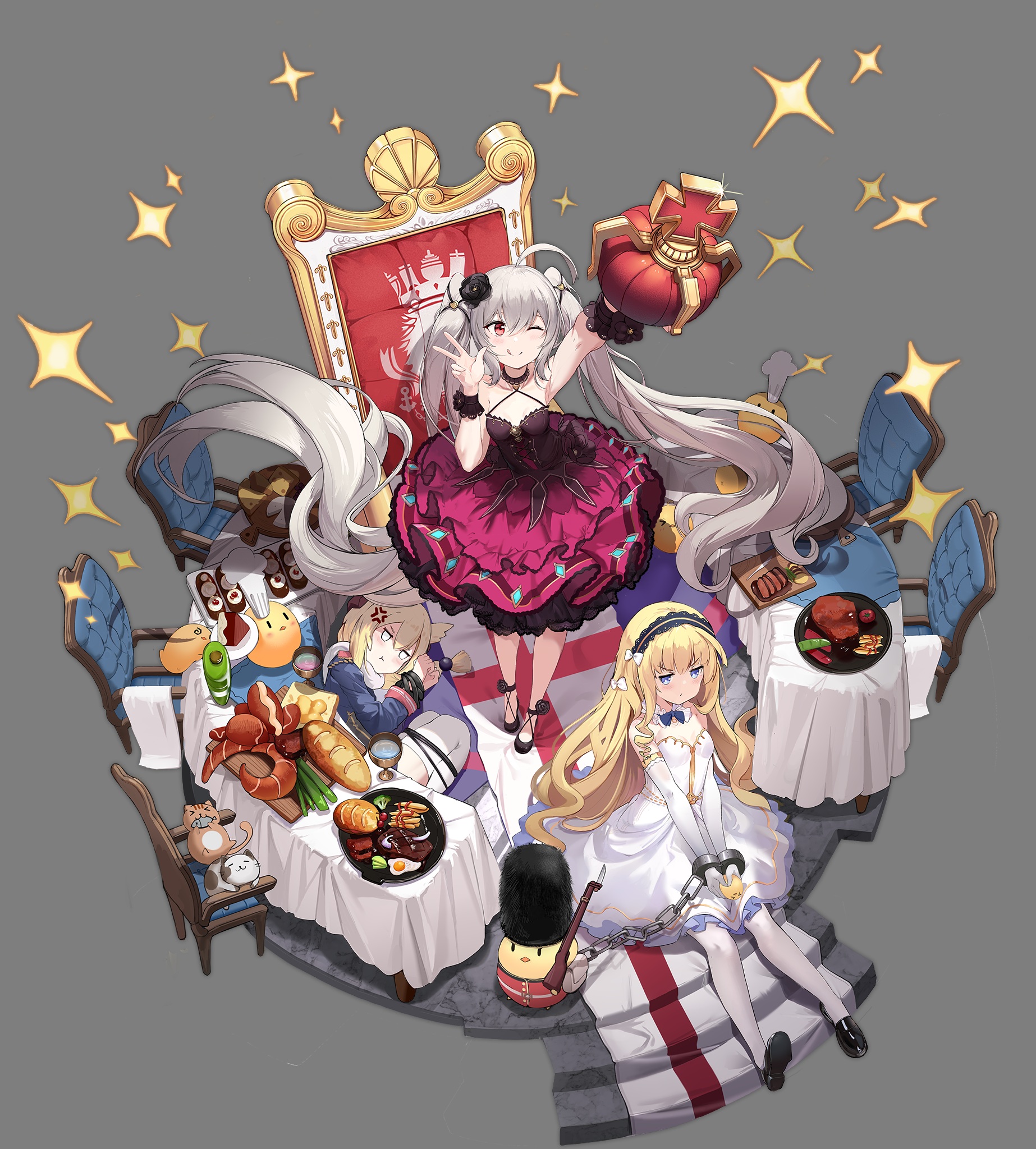 boqboq azur lane manjuu (azur lane) queen elizabeth (azur lane) valiant ...