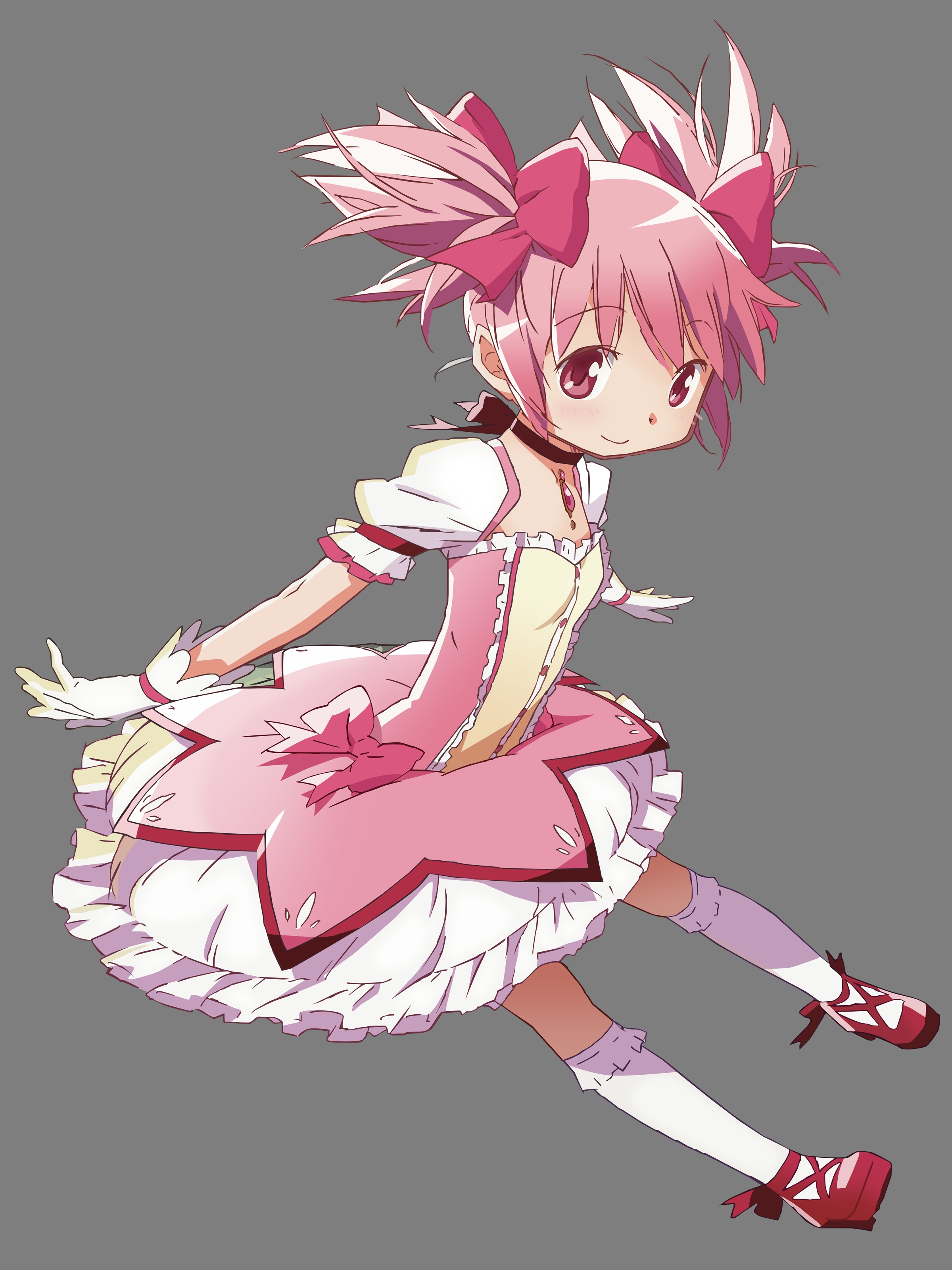 mahou shoujo madoka magica kaname madoka transparent png vector trace ...