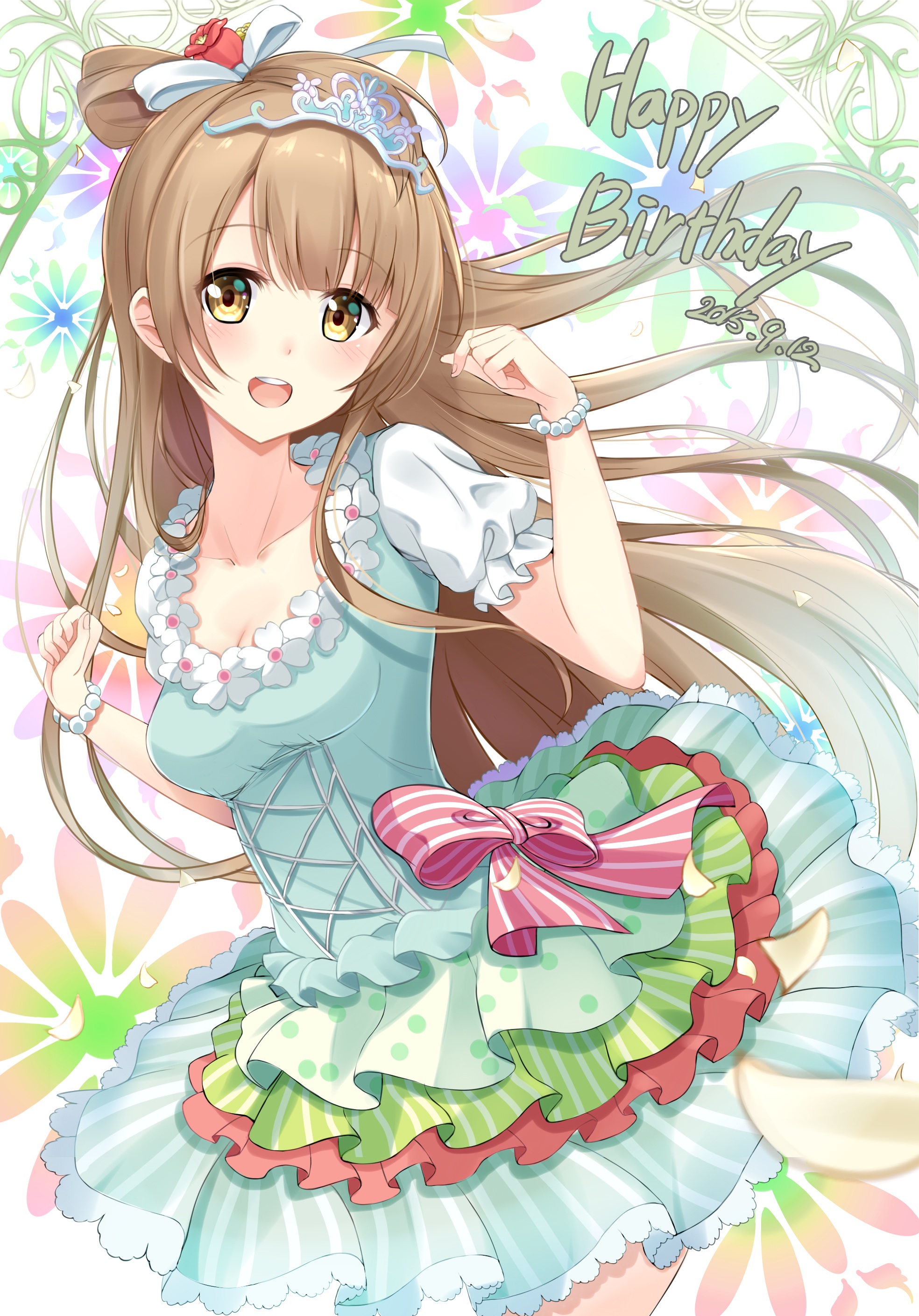 karumayu love live! love live! (series) minami kotori cleavage dress ...