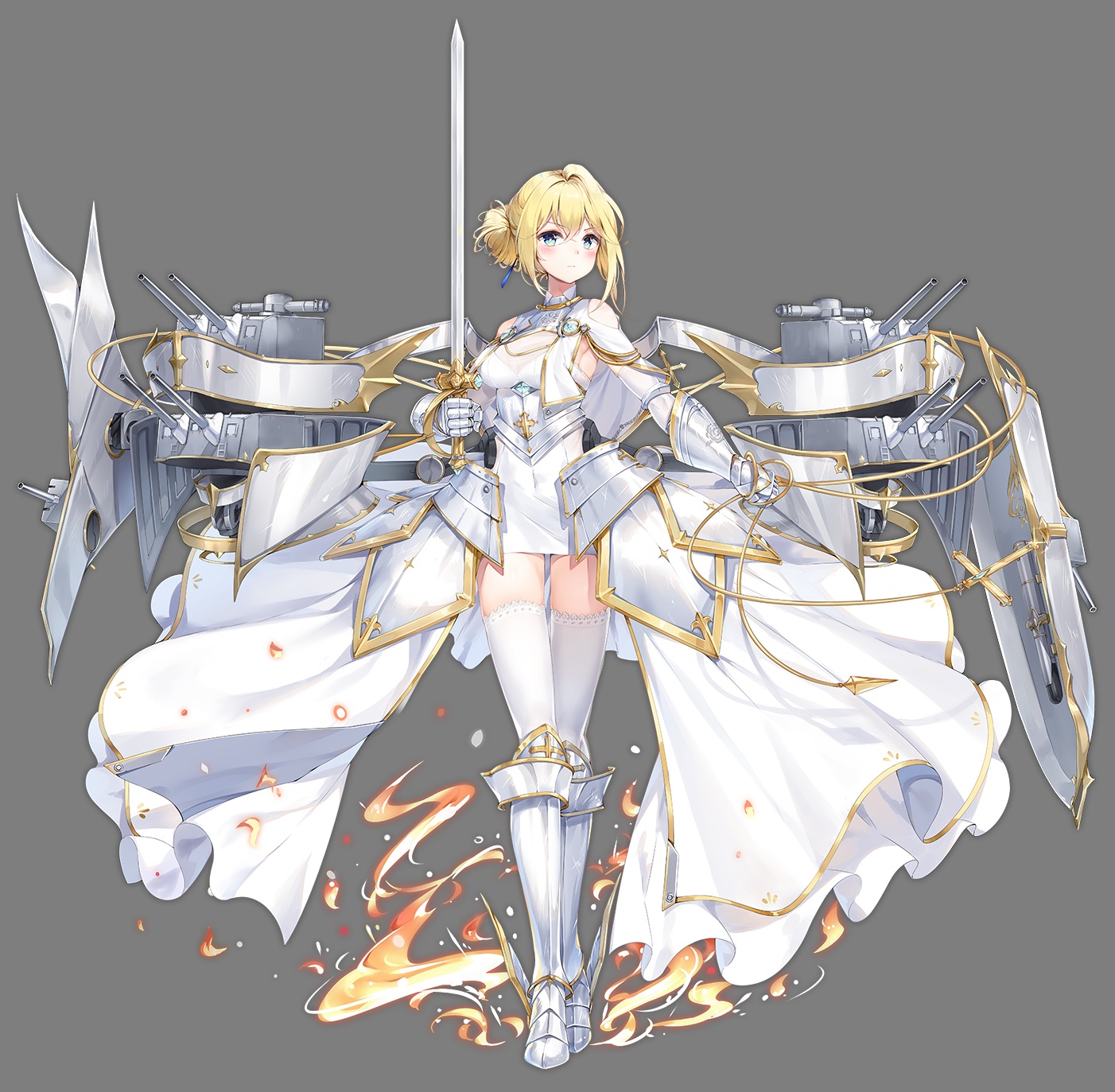 maya g azur lane jeanne d'arc (azur lane) armor see through sword ...