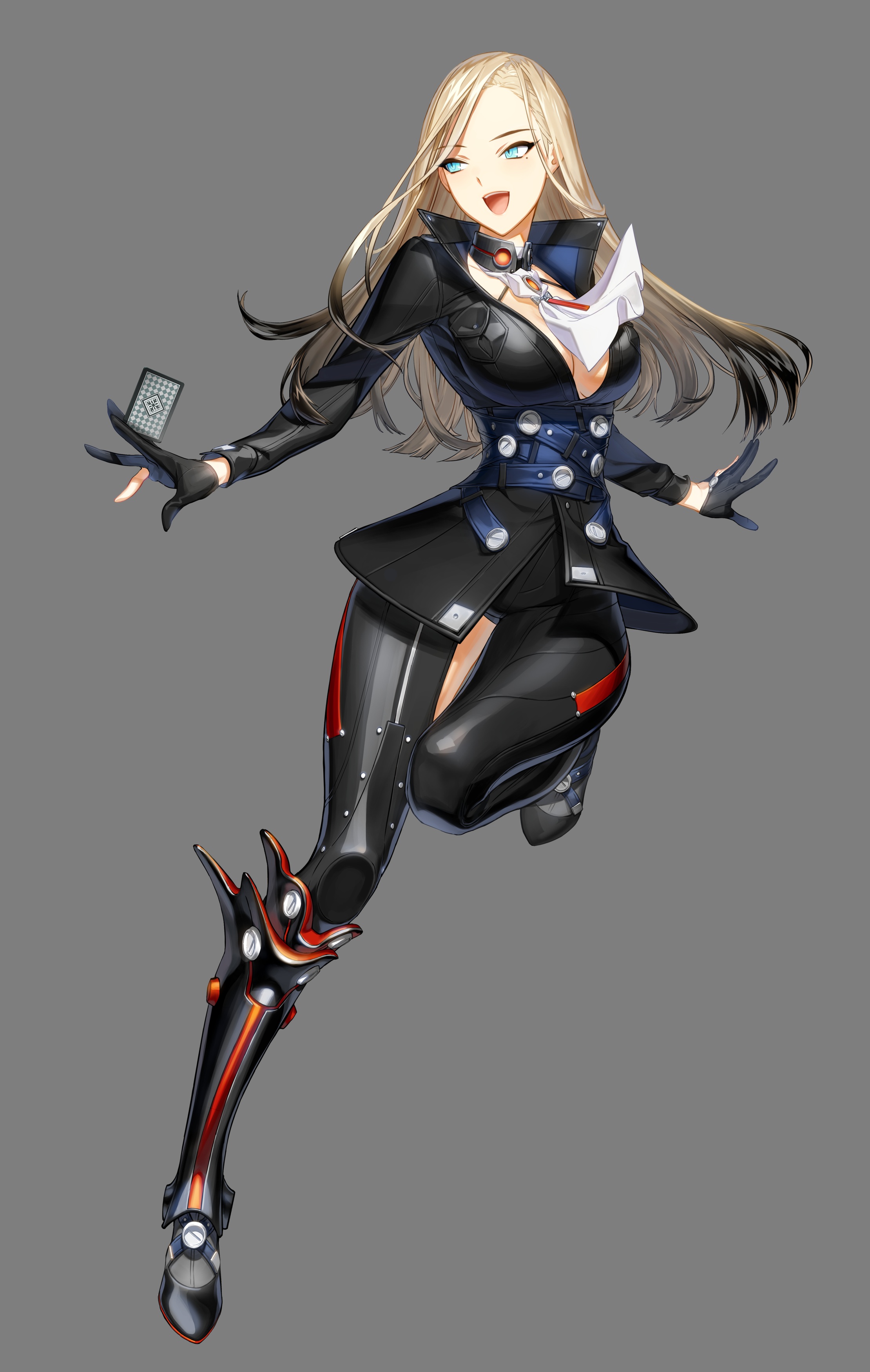 red star alliance closers harpy (closers) cleavage no bra open shirt ...