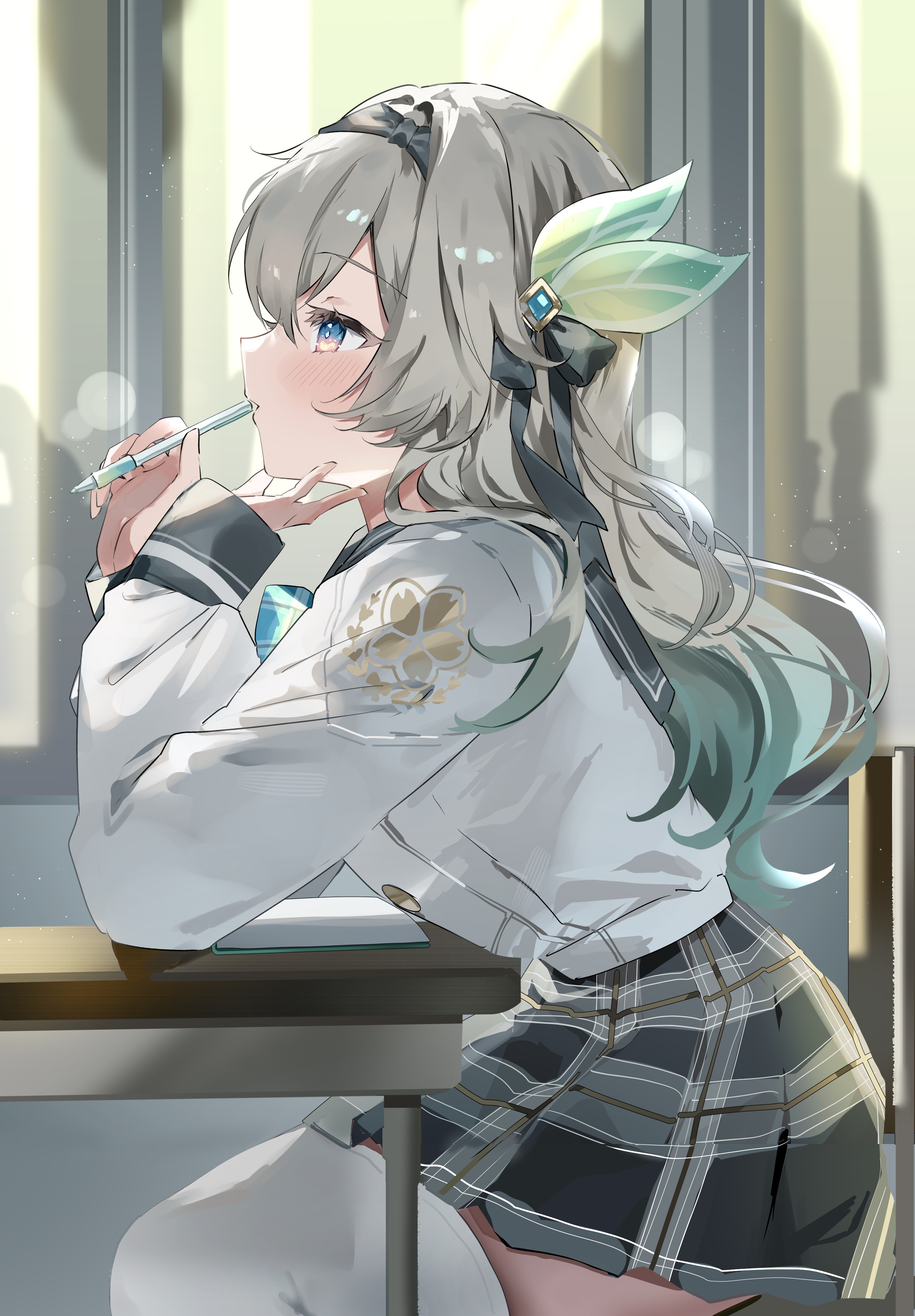 sorani (kaeru0768) honkai: star rail firefly seifuku thighhighs ...