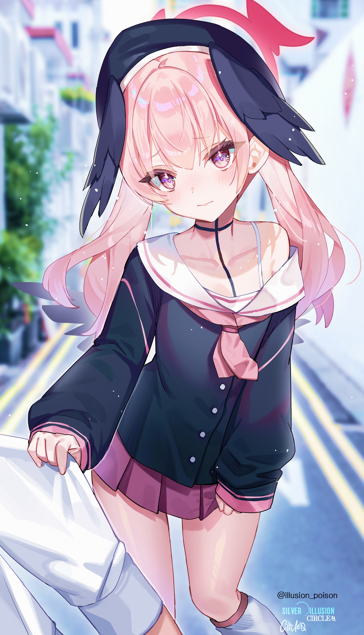 hwansang jungdog blue archive shimoe koharu angel seifuku wings ...