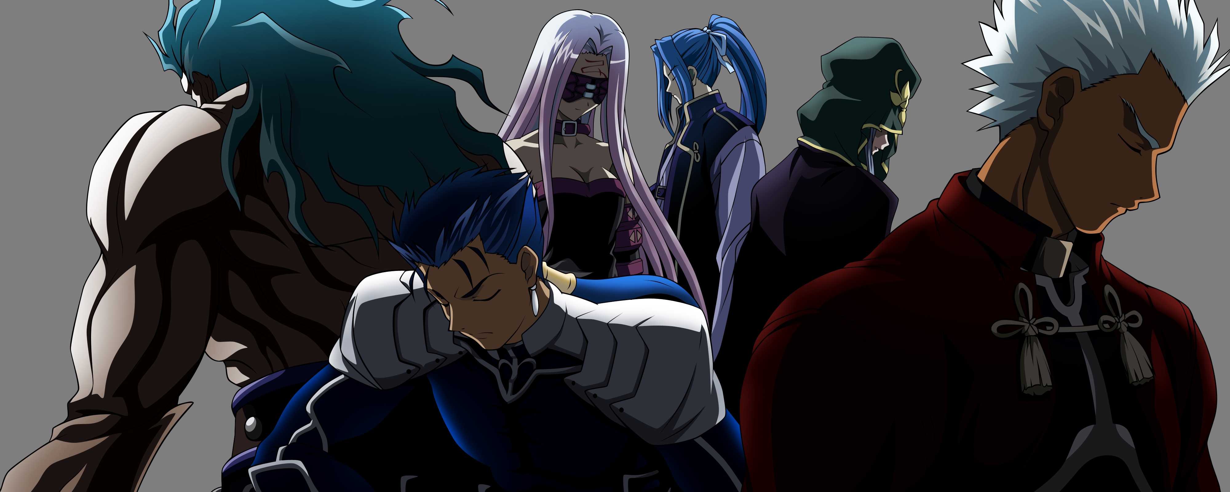 fate/stay night archer assassin (fsn) berserker caster lancer rider ...