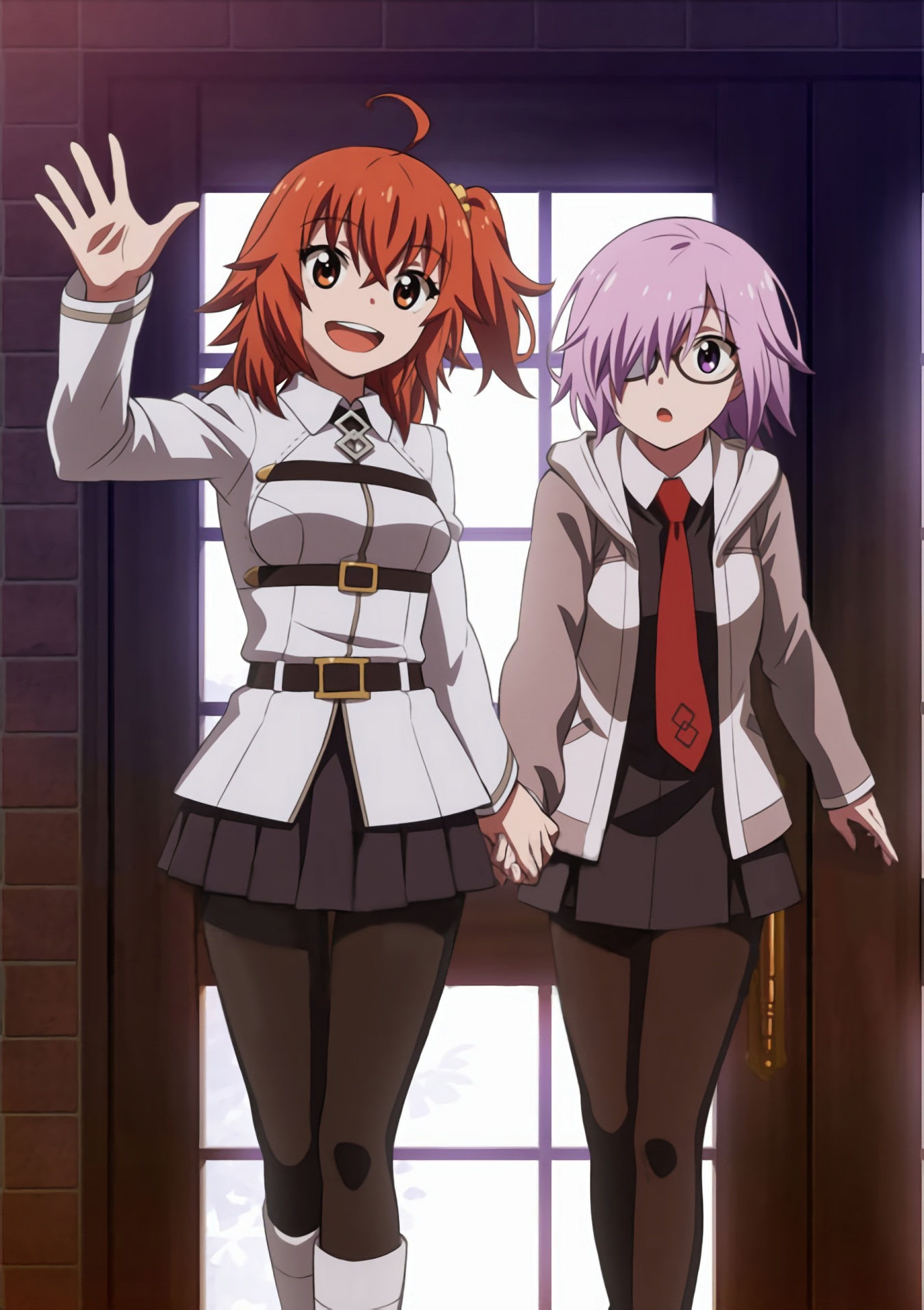 fate/grand order fujimaru ritsuka (female) mash kyrielight megane ...