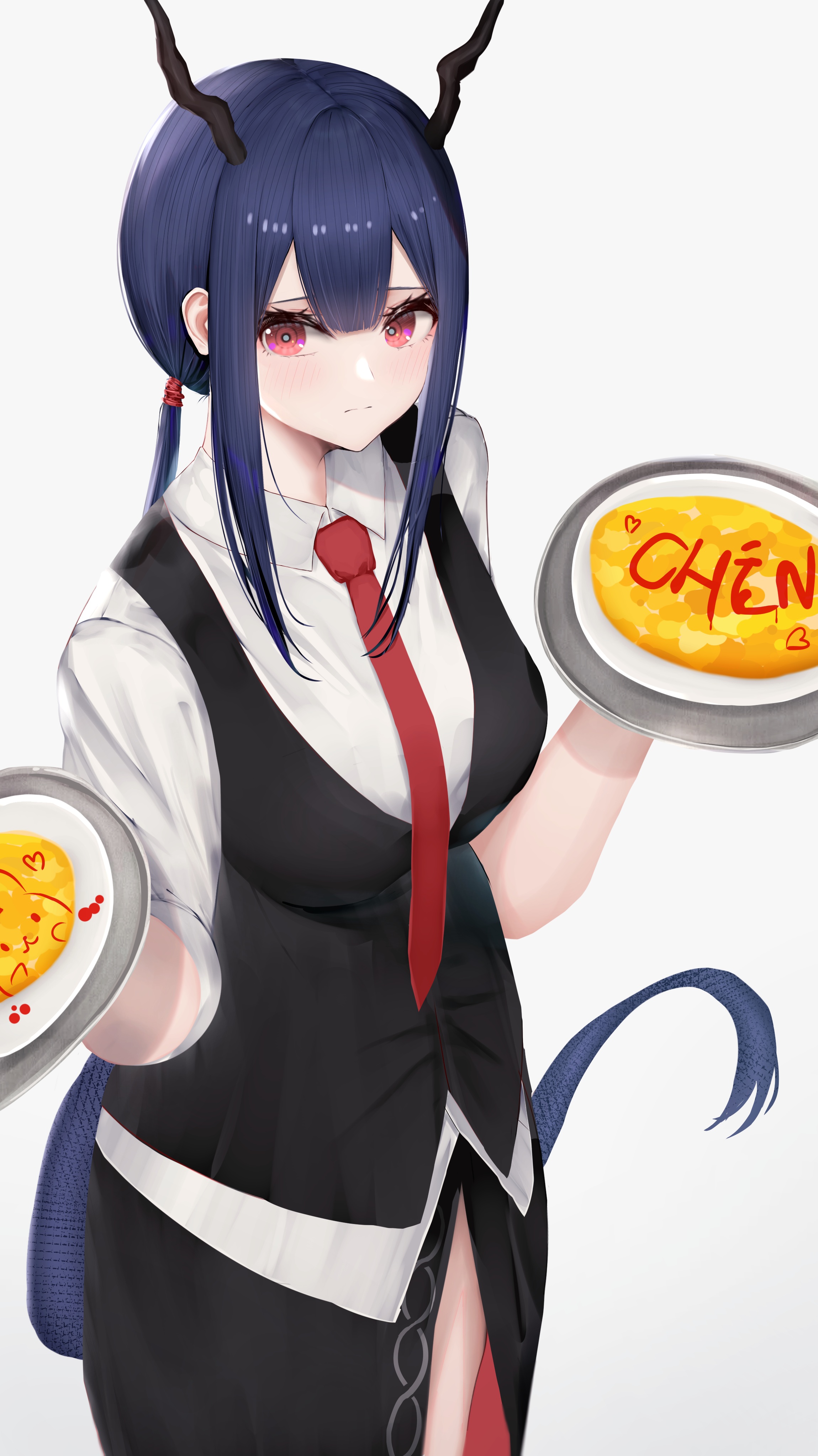 mo (mainiti omoti) arknights ch'en (arknights) horns tail | #690369 ...