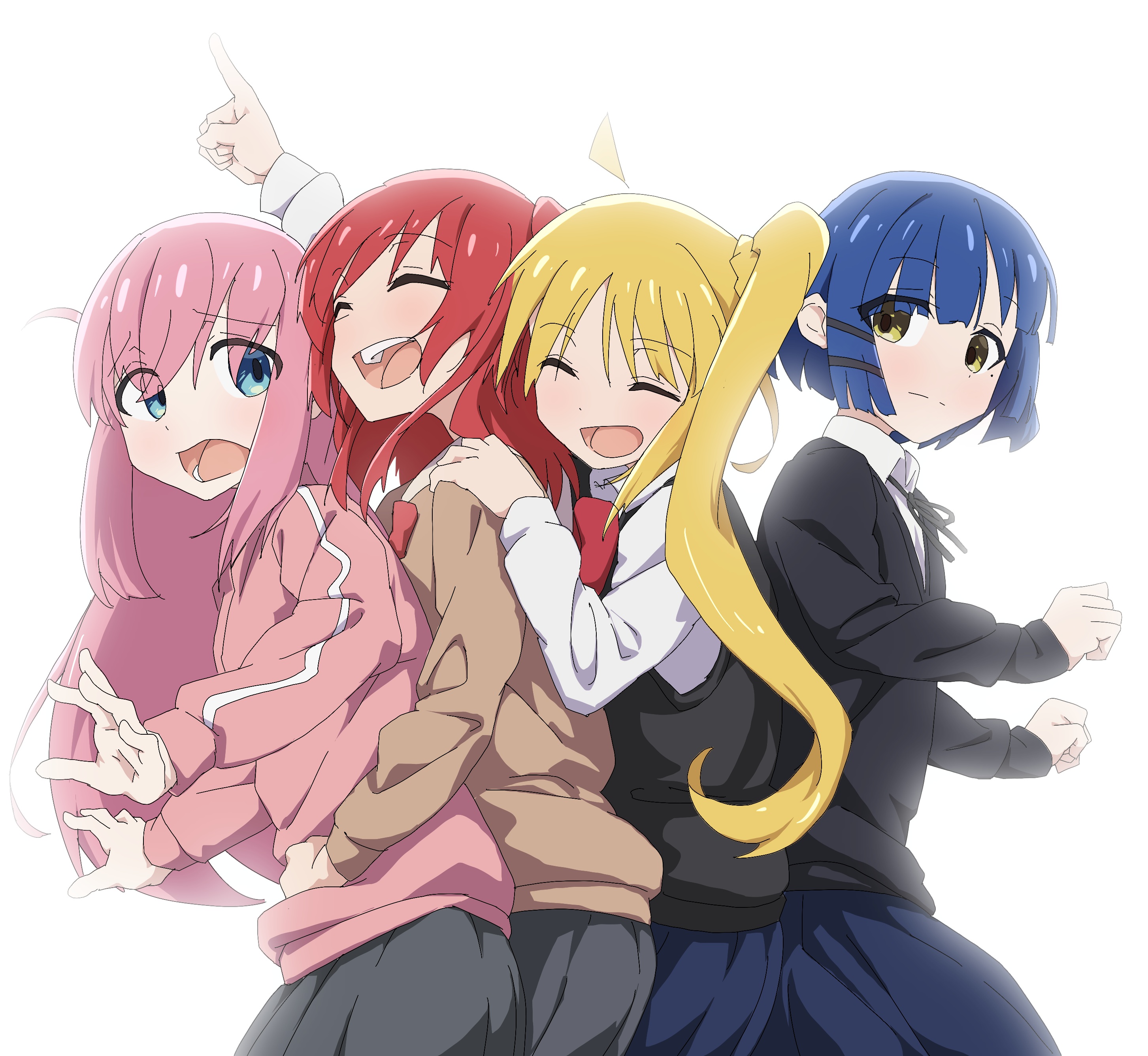 bocchi the rock! gotou hitori ijichi nijika kita ikuyo yamada ryou gym ...