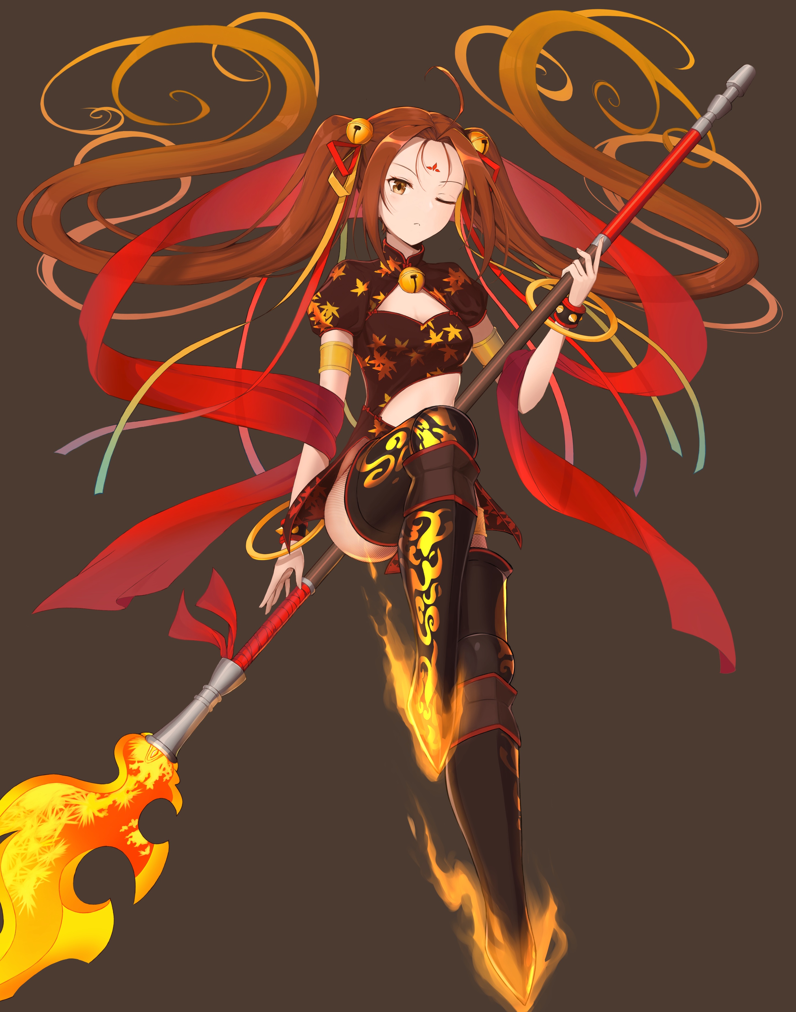 resuta fate/grand order nezha (fate/grand order) chinadress cleavage ...