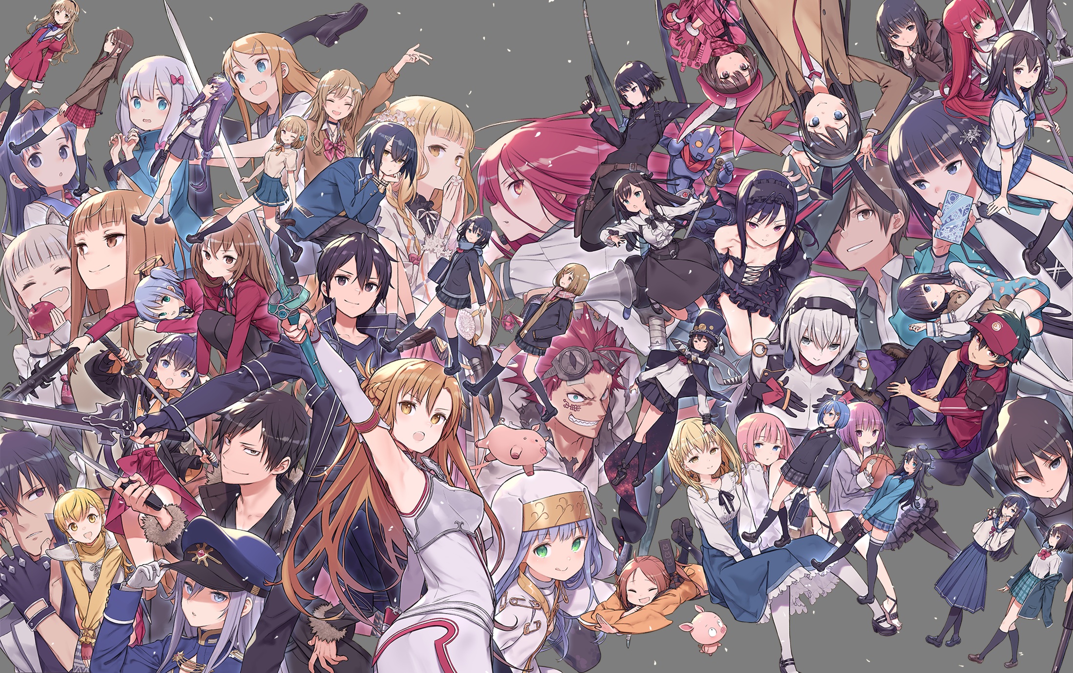 kuroboshi kouhaku 86 -eighty six- accel world adachi to shimamura ...