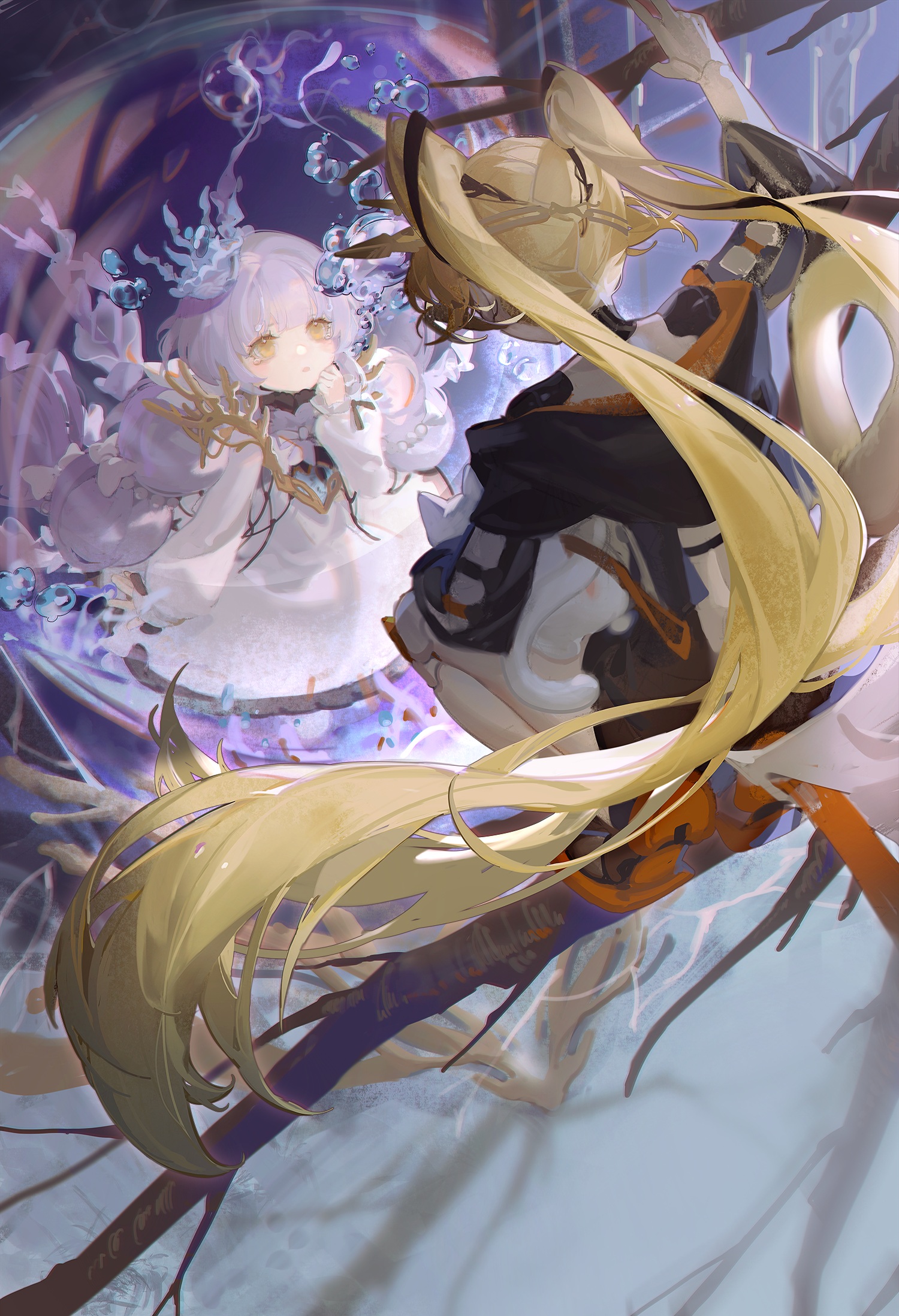 samo (shichun samo) genshin impact fischl paimon dress neko | #782957 ...