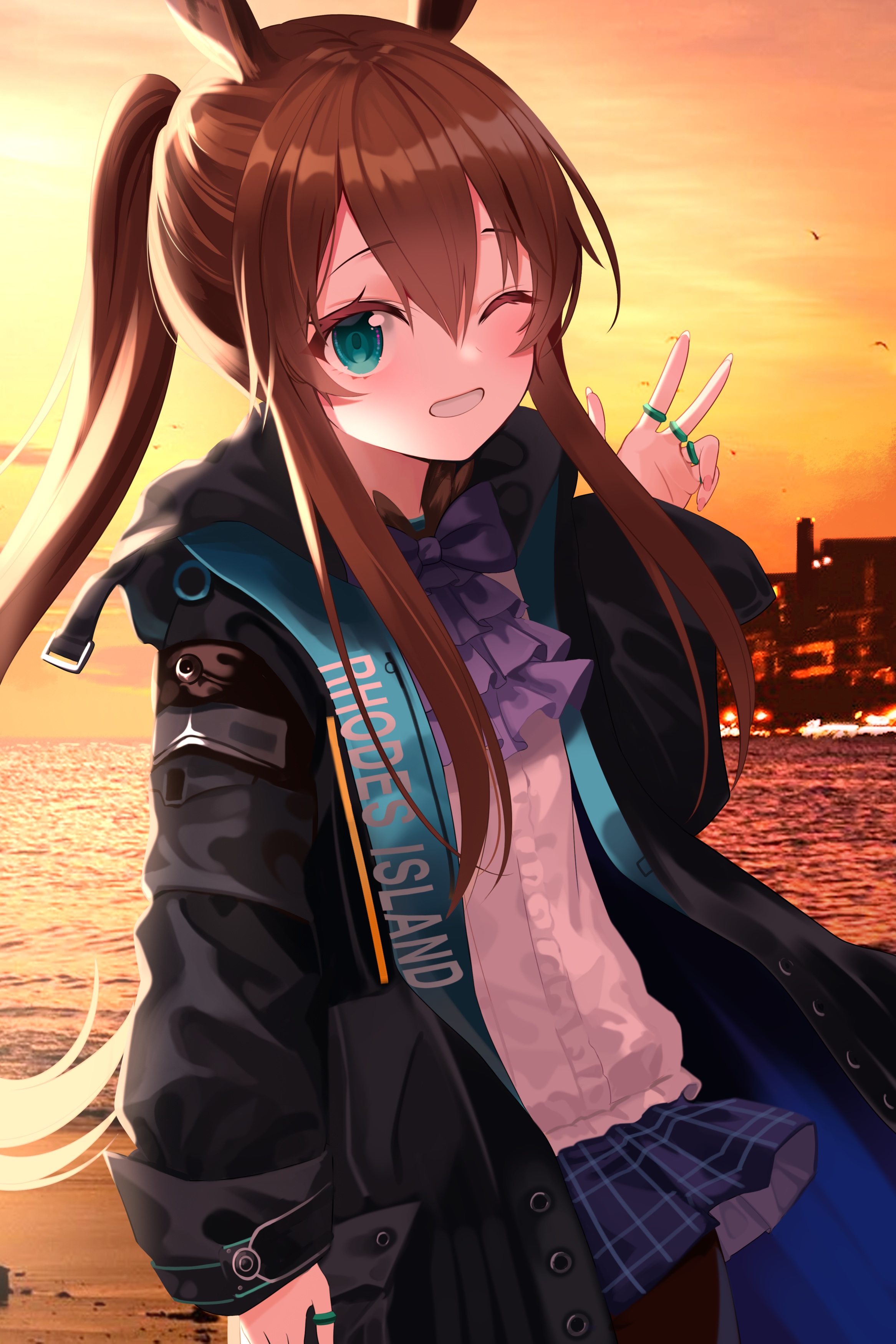 re-leaf arknights amiya (arknights) animal ears bunny ears pantyhose ...