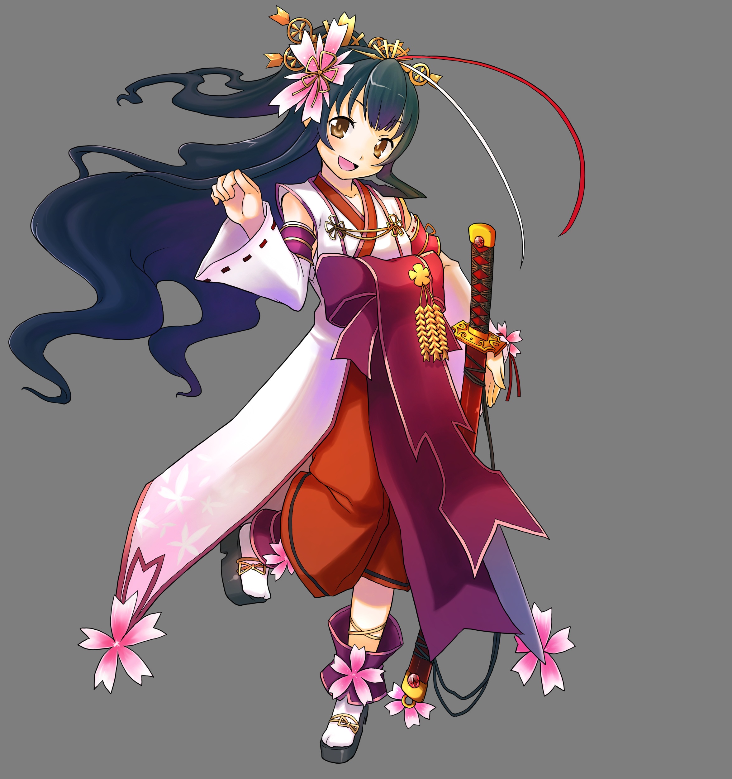 snk kanatarou. trouble witches neo! sakurako kujo miko sword ...