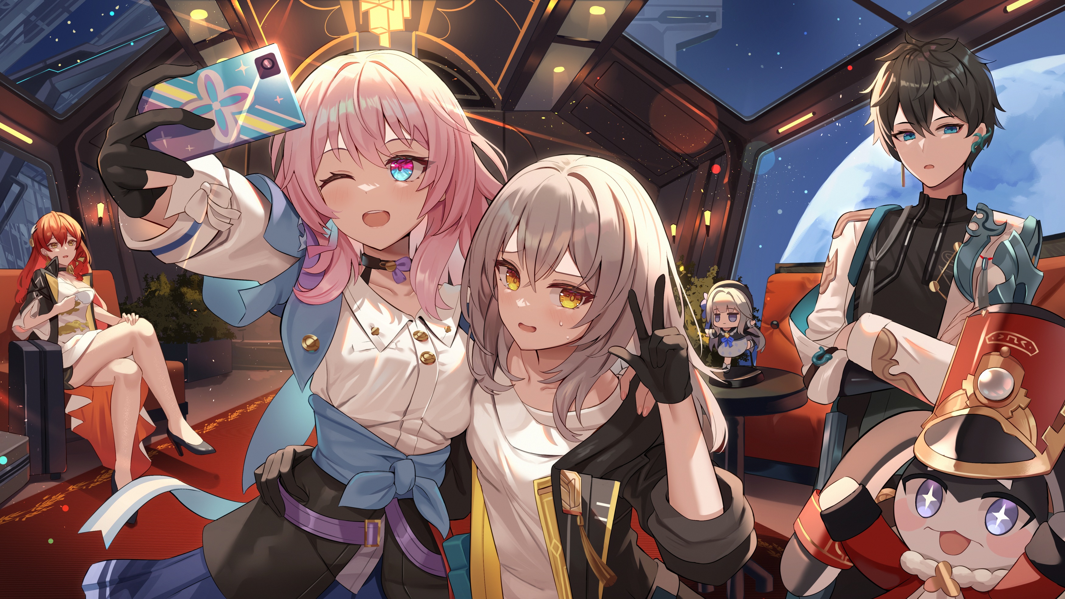 mirufuaa honkai: star rail bronya rand dan heng herta himeko march 7th ...