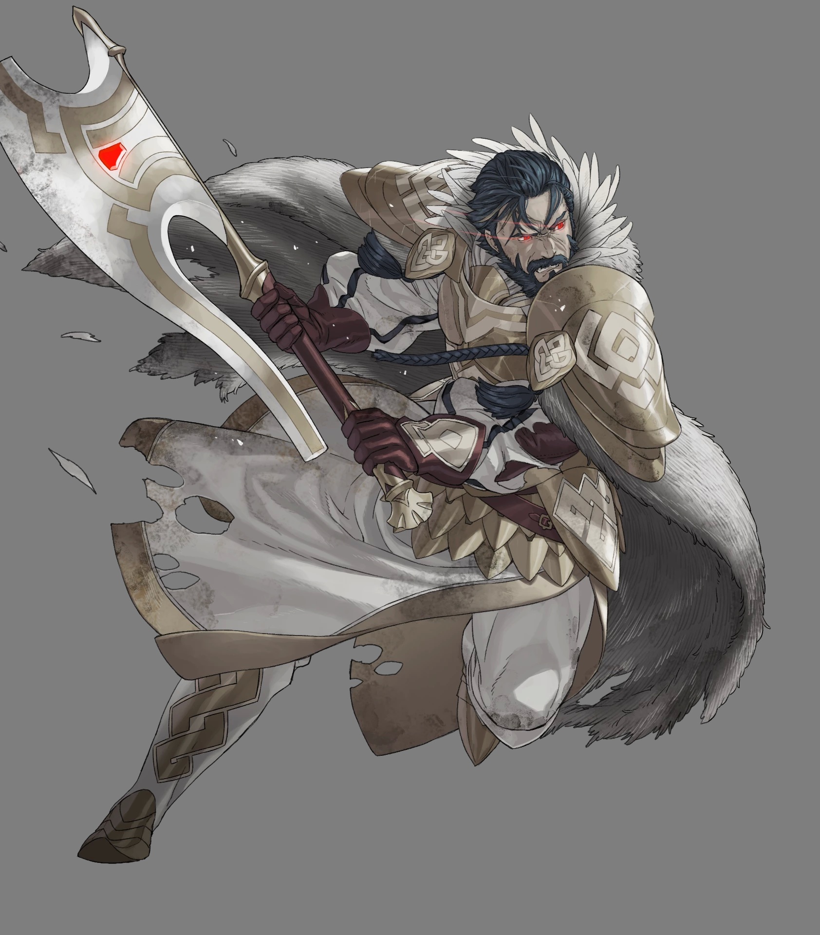 nintendo kozaki yuusuke fire emblem fire emblem heroes gustav (fire ...