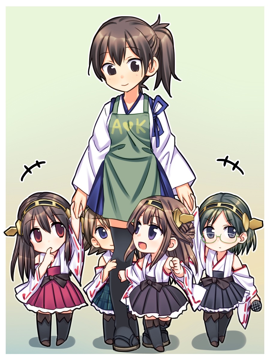 yuuki keisuke kantai collection haruna (kancolle) hiei (kancolle) kaga ...
