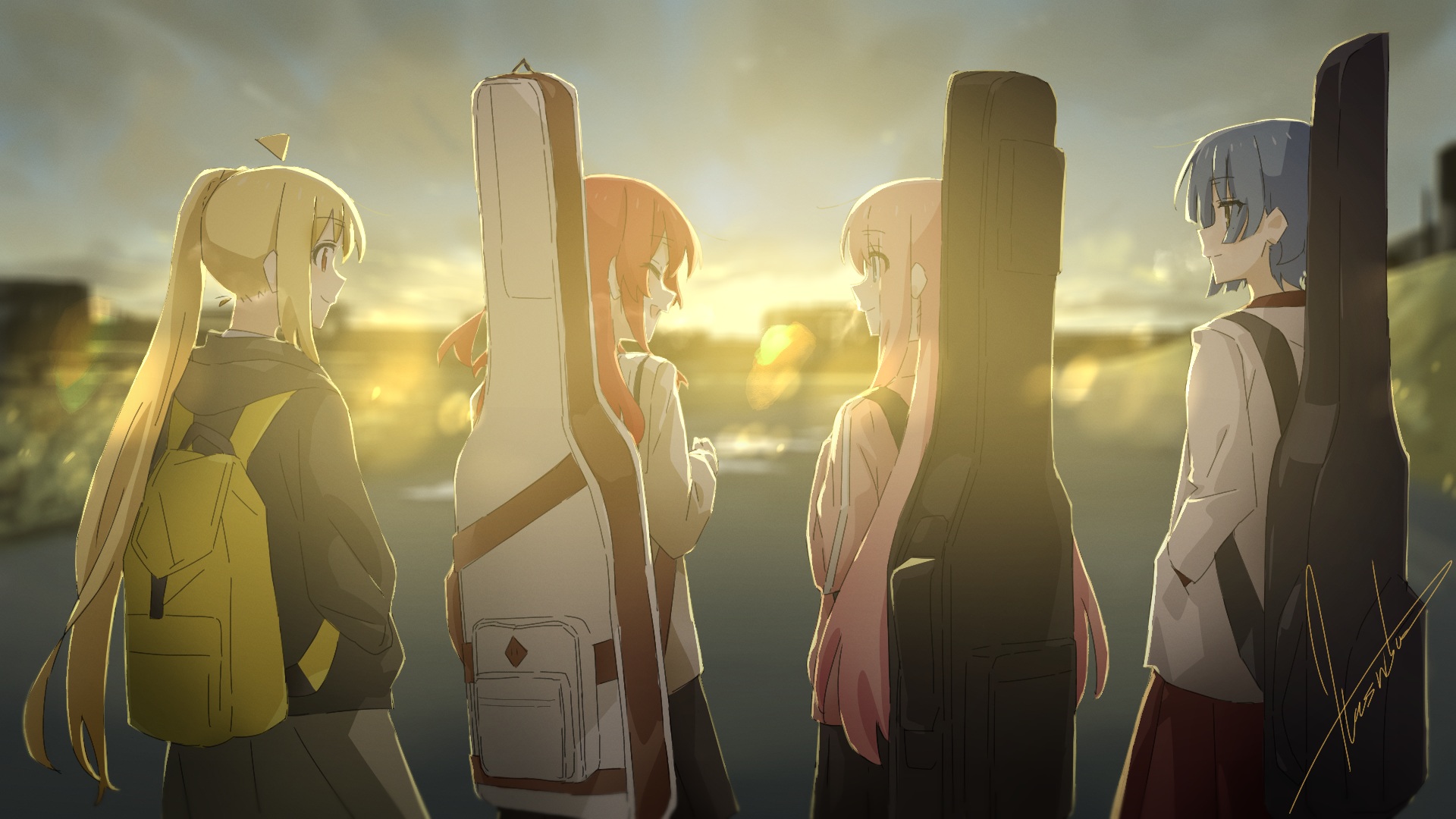 bocchi the rock! gotou hitori ijichi nijika kita ikuyo yamada ryou ...